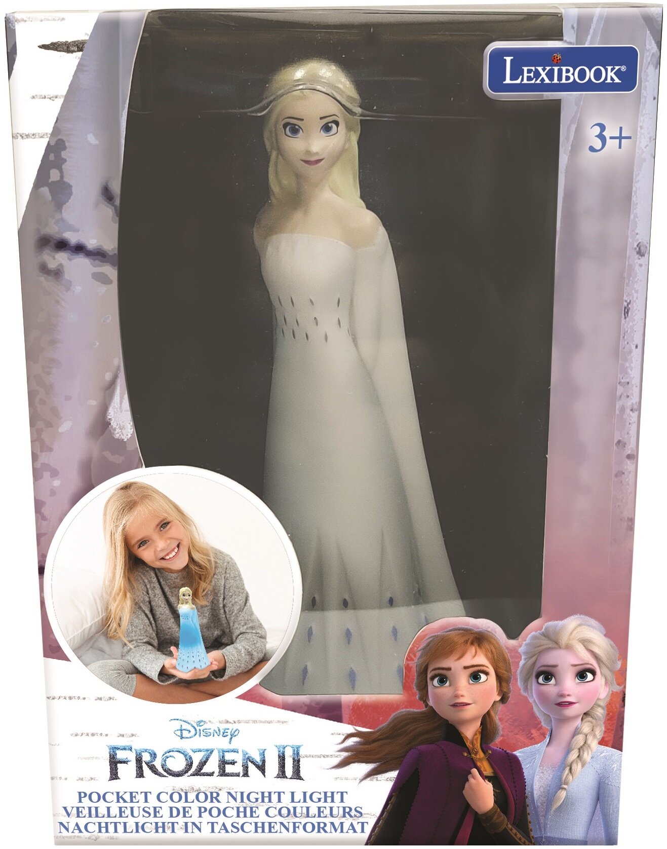 LEXIBOOK Kraina Lodu 2 Elsa NLJ01FZ1 Lampka nocna - niskie ceny i ...