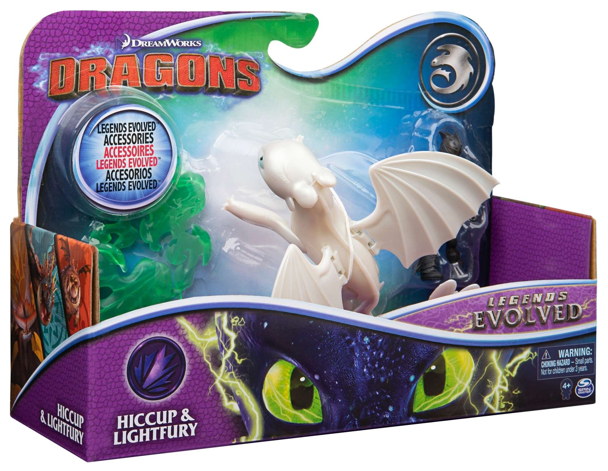 SPIN MASTER Jak wytresować smoka Czkawka i Biała Furia 20122314 Zestaw ...