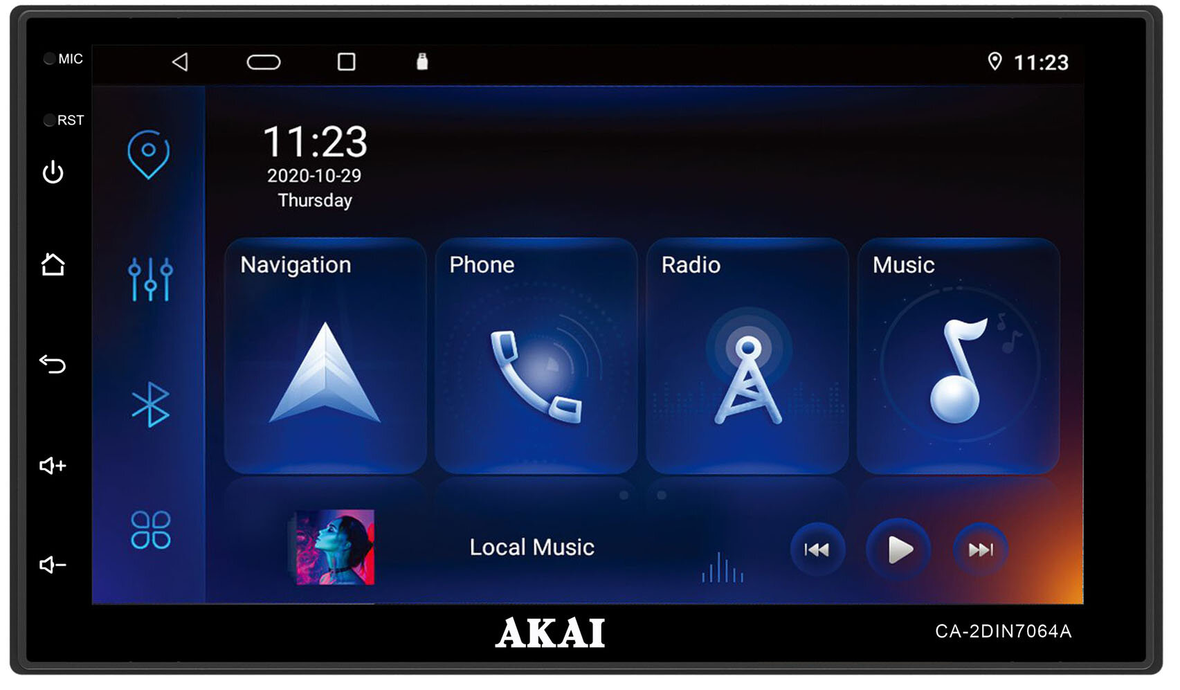 AKAI CA-2DIN7064A Radio samochodowe - niskie ceny i opinie w Media Expert
