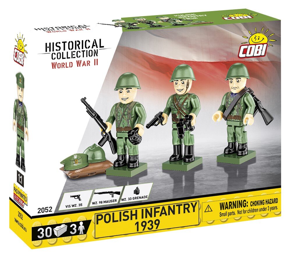 COBI Historical Collection World War II Polish Infantry 1939 COBI-2052 ...