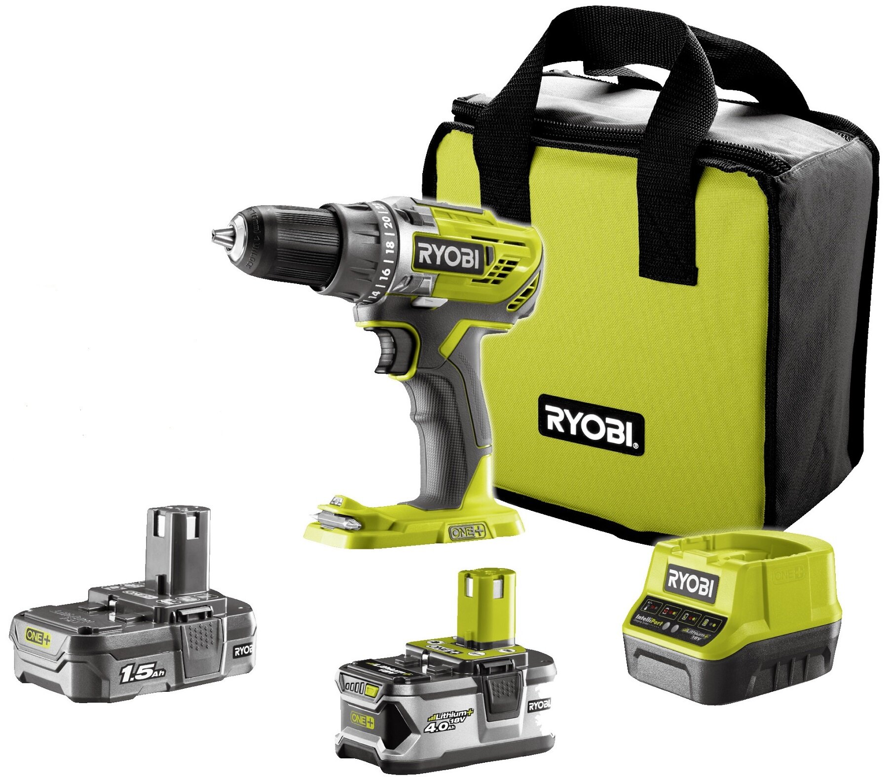 RYOBI R18DD3-2415BS Wiertarko-wkrętarka - niskie ceny i opinie w Media ...