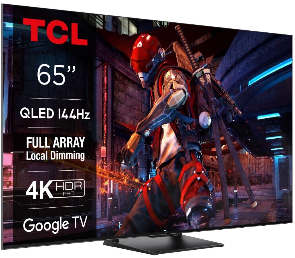 TCL 65C745 65" QLED 4K 144Hz Google TV Full Array Dolby Vision Dolby ...