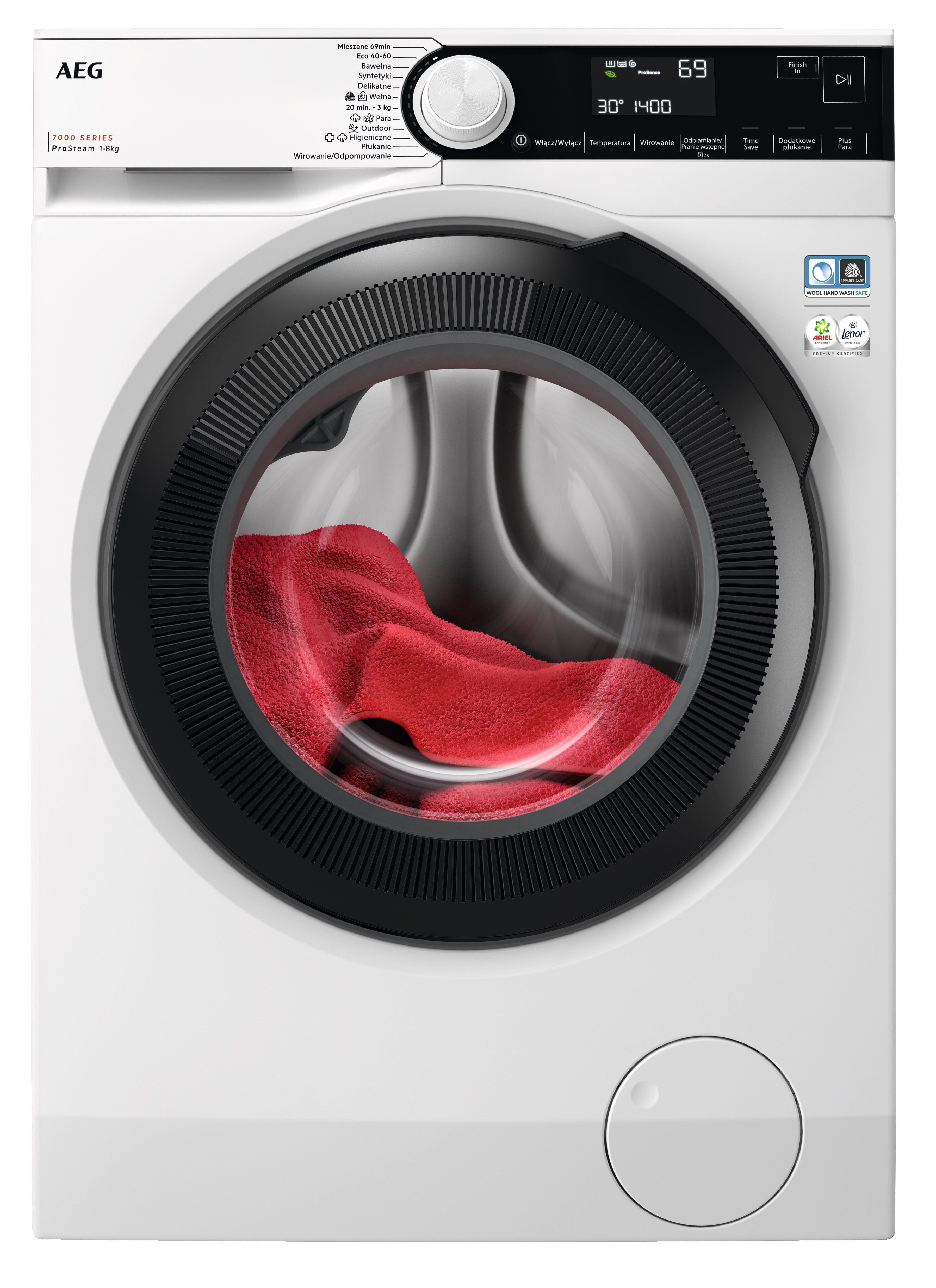 AEG LFR73844BP 8kg 1400 obr Pralka - niskie ceny i opinie w Media Expert