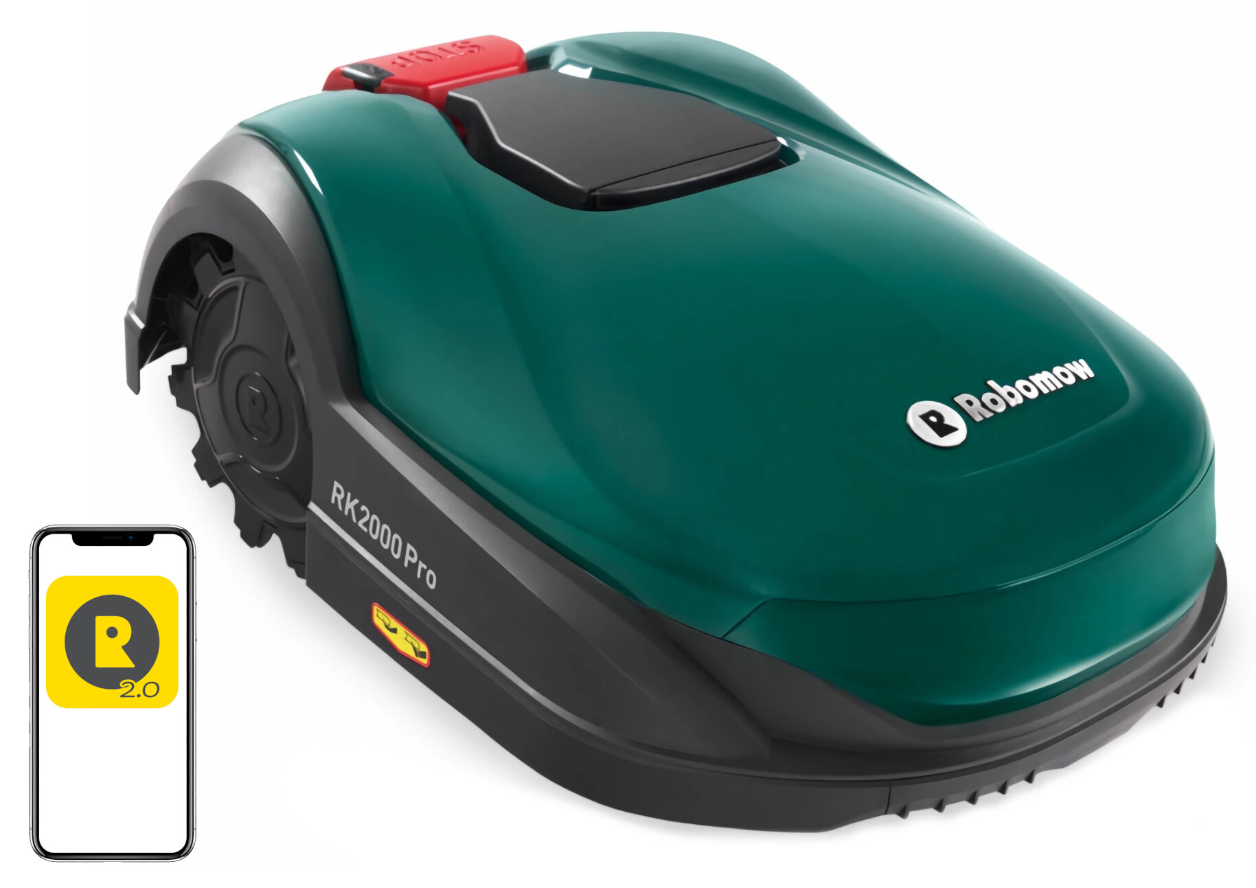 ROBOMOW RK2000 22AKHAFB619 sterowanie Bluetooth Robot koszący - niskie ...