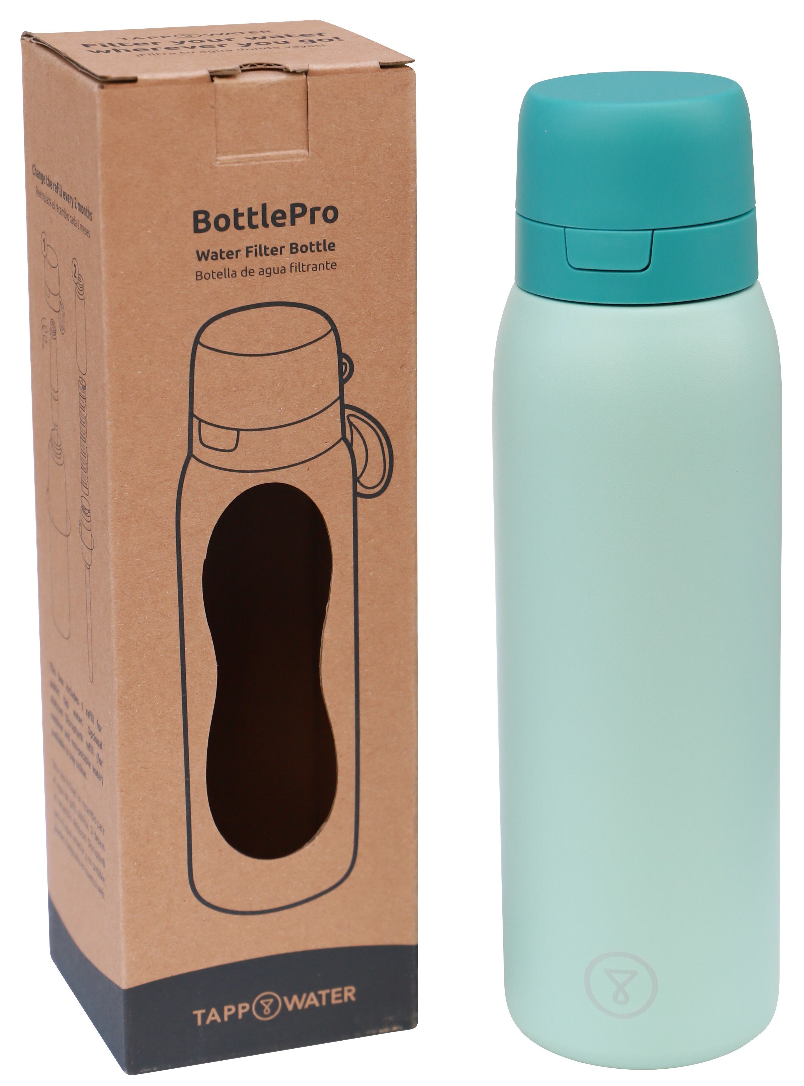 TAPP WATER BottlePro 740 ml Zielony Butelka filtrująca - niskie ceny i ...