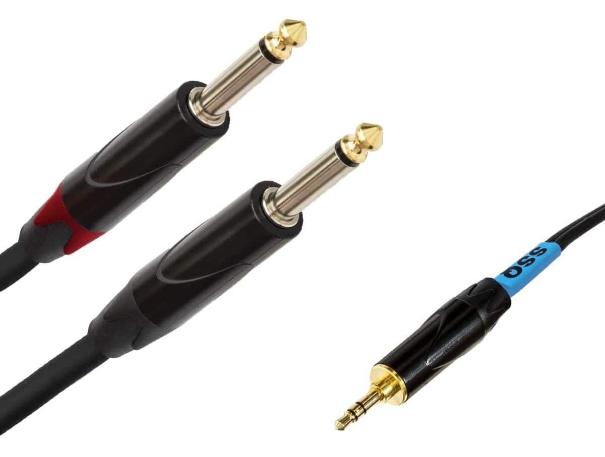 SSQ MIJM2 TRS 3.5 mm - 2 x Jack 6.3 mm 2 m Kabel - niskie ceny i opinie ...