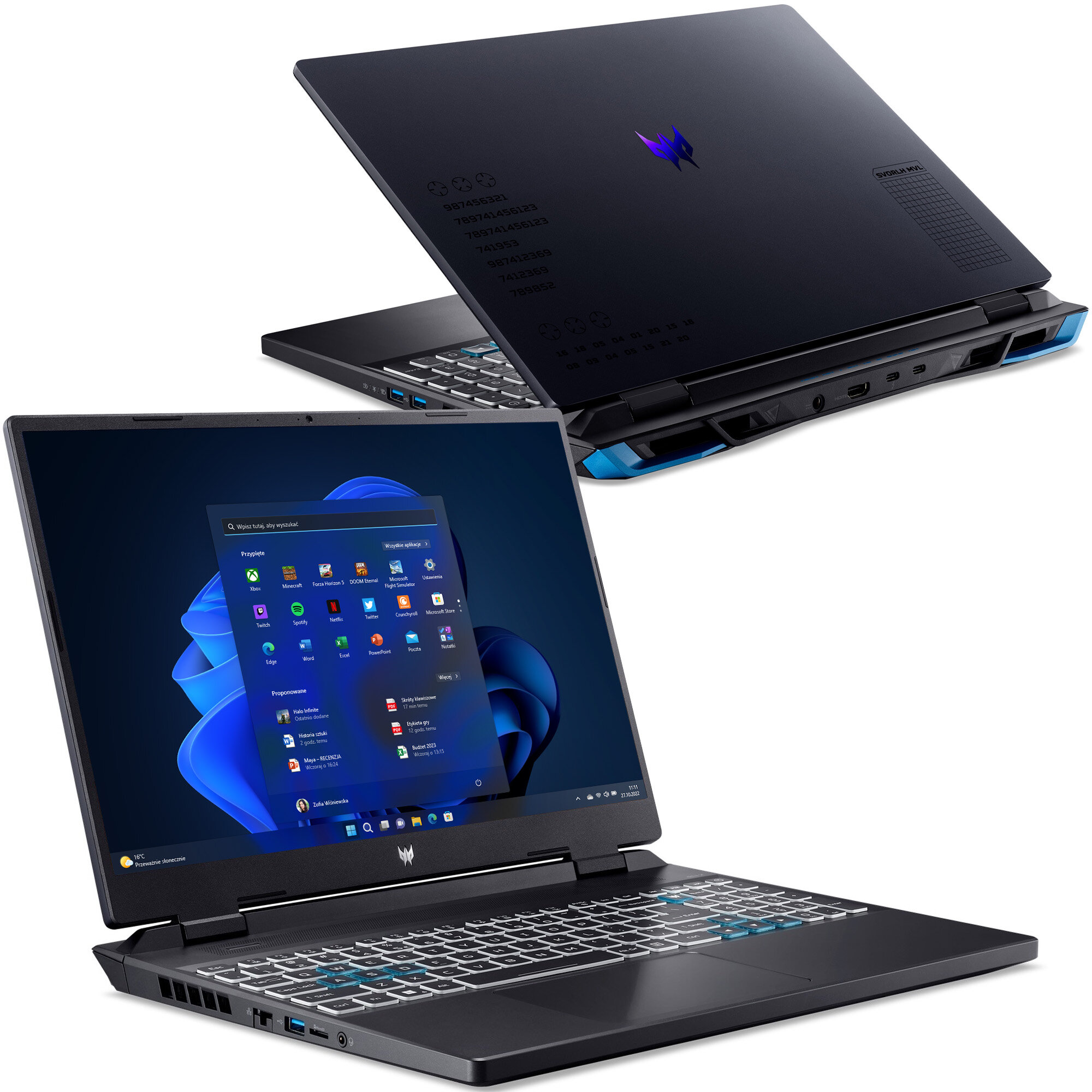 ACER Predator Helios Neo PHN16-71-72V2 16" IPS 165Hz i7-13700HX 32GB ...