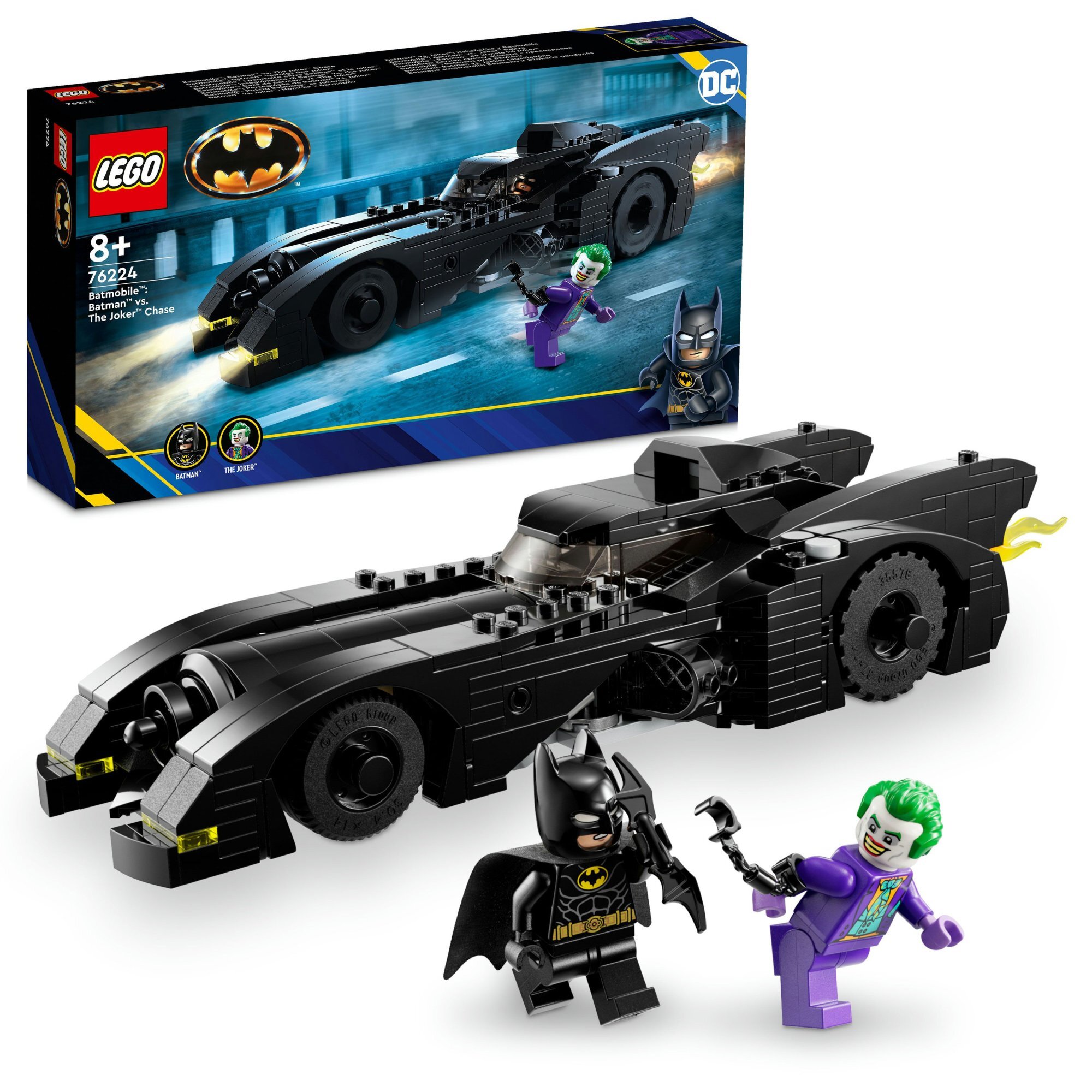 LEGO 76224 DC Batmobil: Pościg Batmana za Jokerem - niskie ceny i ...