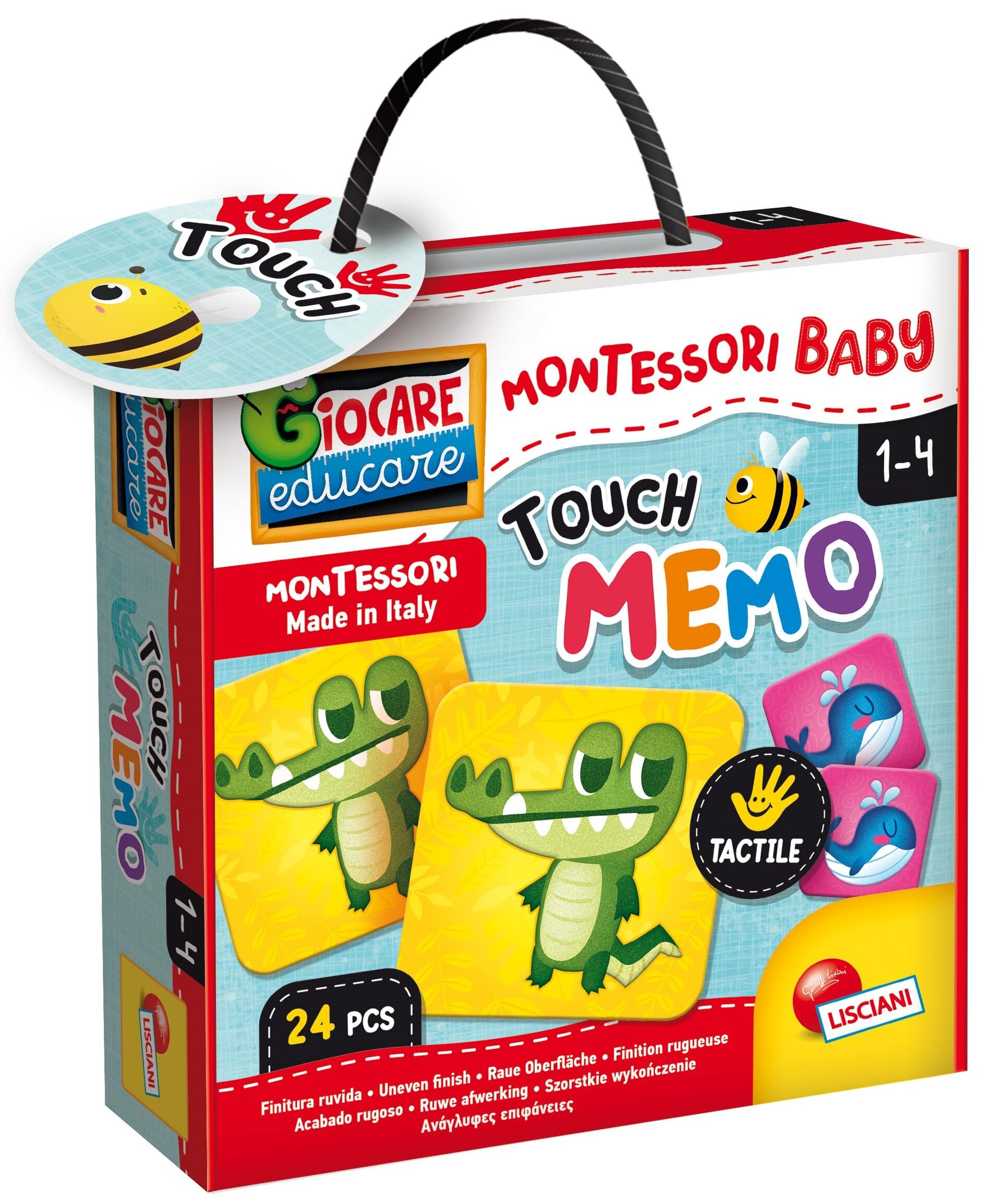 LISCIANI Montessori Baby Touch Memo Gra logiczna - niskie ceny i opinie ...