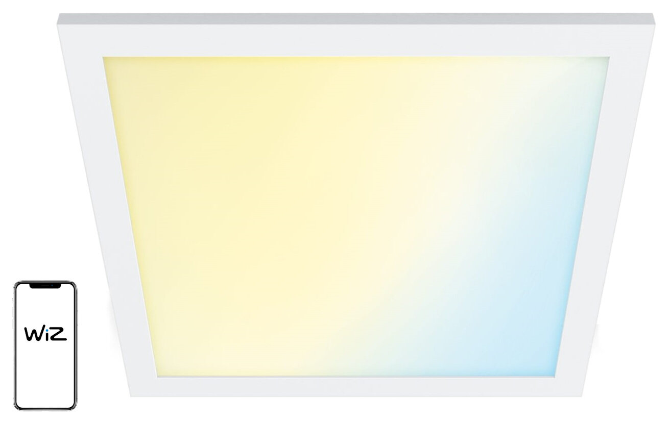 WIZ Ceiling SQ 12W 27-65K TW Biały Wi-Fi Oprawa dekoracyjna - niskie ceny i opinie w Media Expert