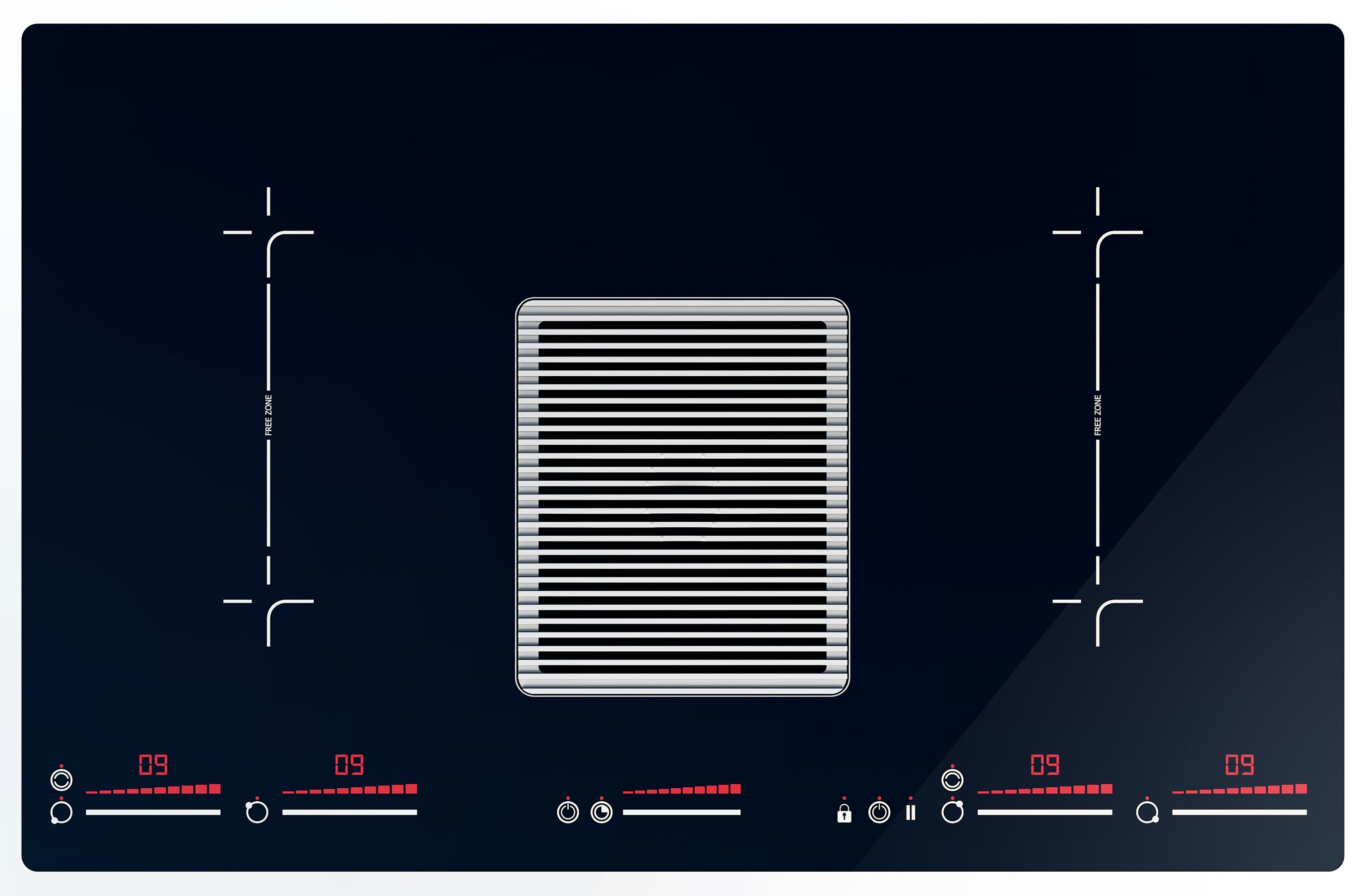 VDB Combi Evolution 80 IP Płyta indukcyjna z okapem - niskie ceny i ...