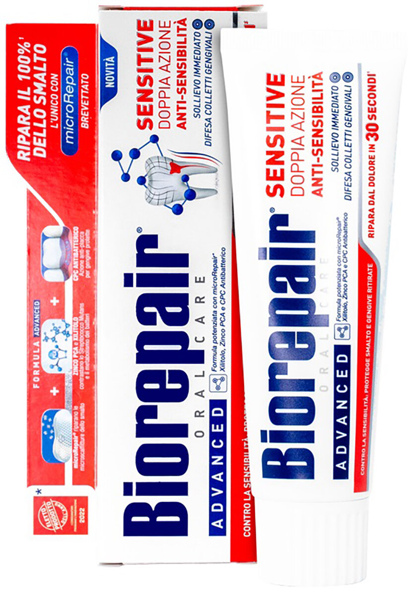 BIOREPAIR Wrażliwe zęby Advanced 75 ml Pasta do zębów - niskie ceny i opinie w Media Expert