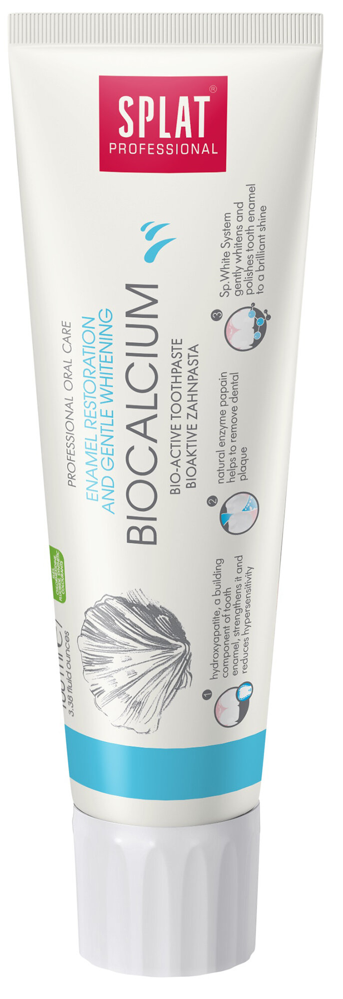 SPLAT Biocalcium 100 ml Pasta do zębów - niskie ceny i opinie w Media ...