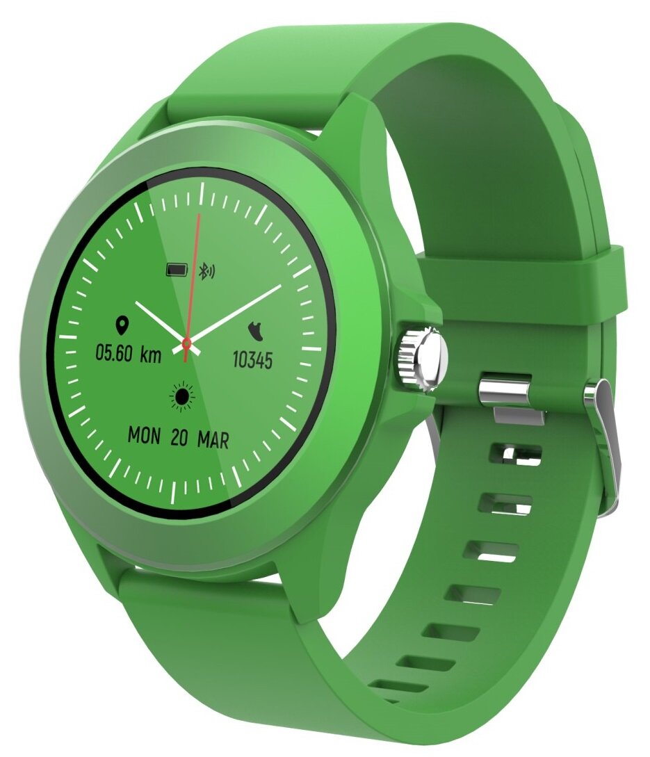 FOREVER Colorum CW-300 xGreen Smartwatch - niskie ceny i opinie w Media ...