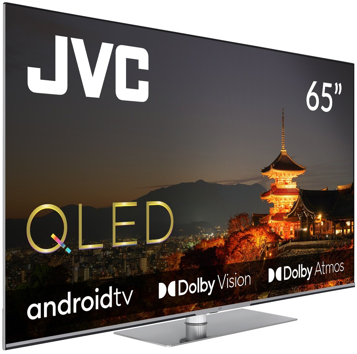JVC LT-65VAQ830P 65" QLED 4K Android TV Dolby Vision Dolby Atmos HDMI 2 ...