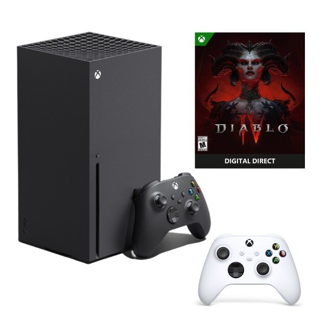 MICROSOFT XBOX Series X + Diablo IV + Kontroler MICROSOFT bezprzewodowy ...