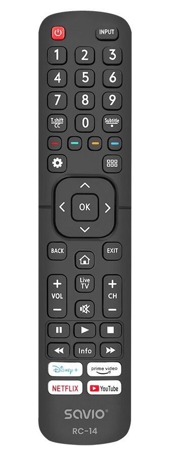 SAVIO RC-14 do telewizorów Hisense Pilot uniwersalny - niskie ceny i opinie w Media Expert