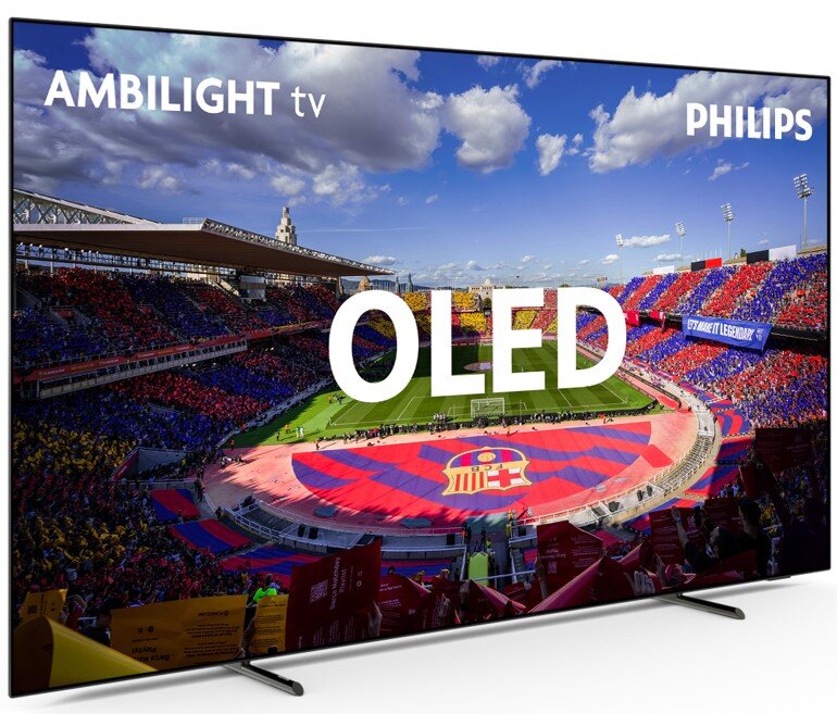 PHILIPS 65OLED718 65" OLED 4K 120Hz Google TV Ambilight x3 Dolby Atmos ...