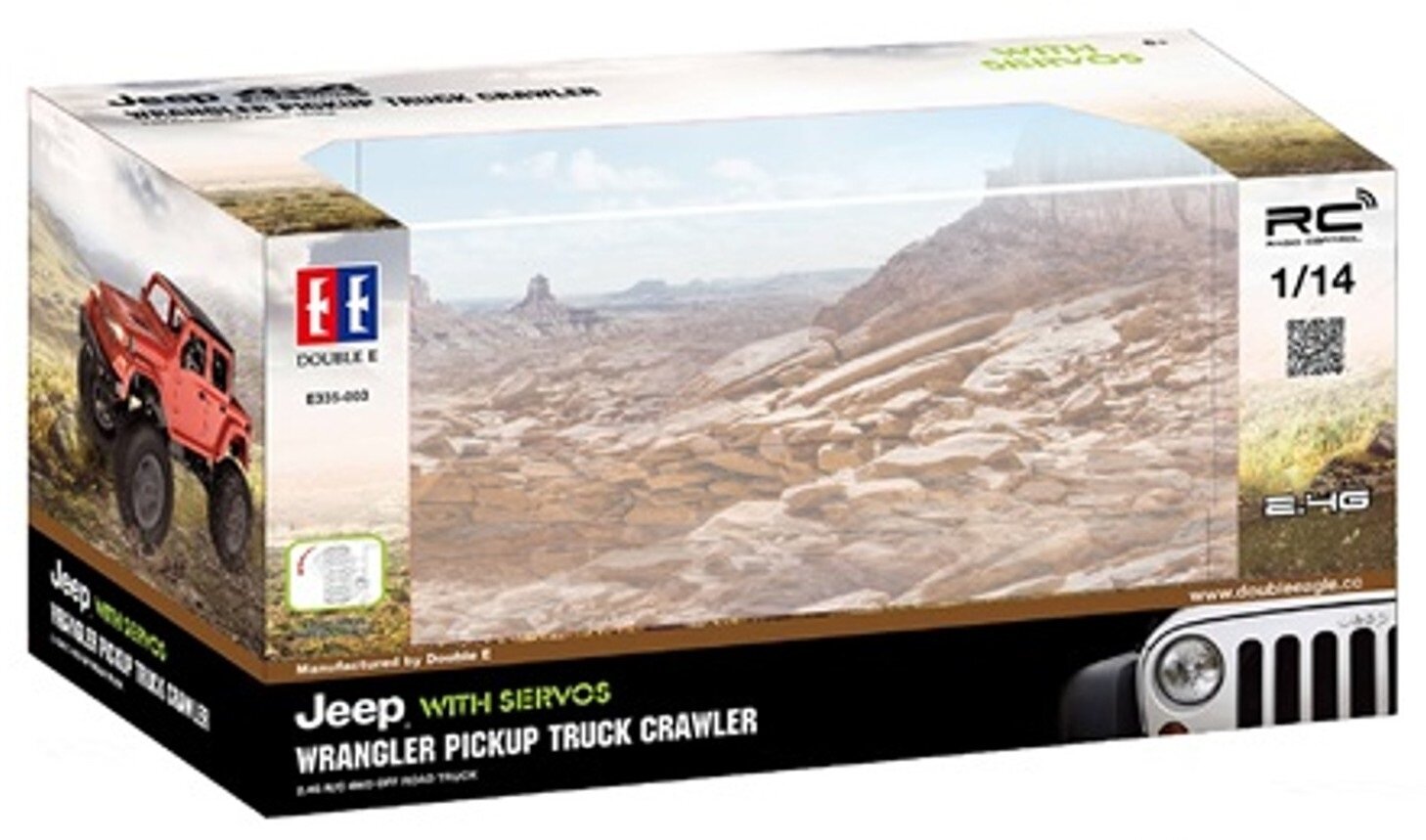 CADA Double Eagle Jeep Wrangler Pickup Truck E335-003 Czerwony Samochód ...