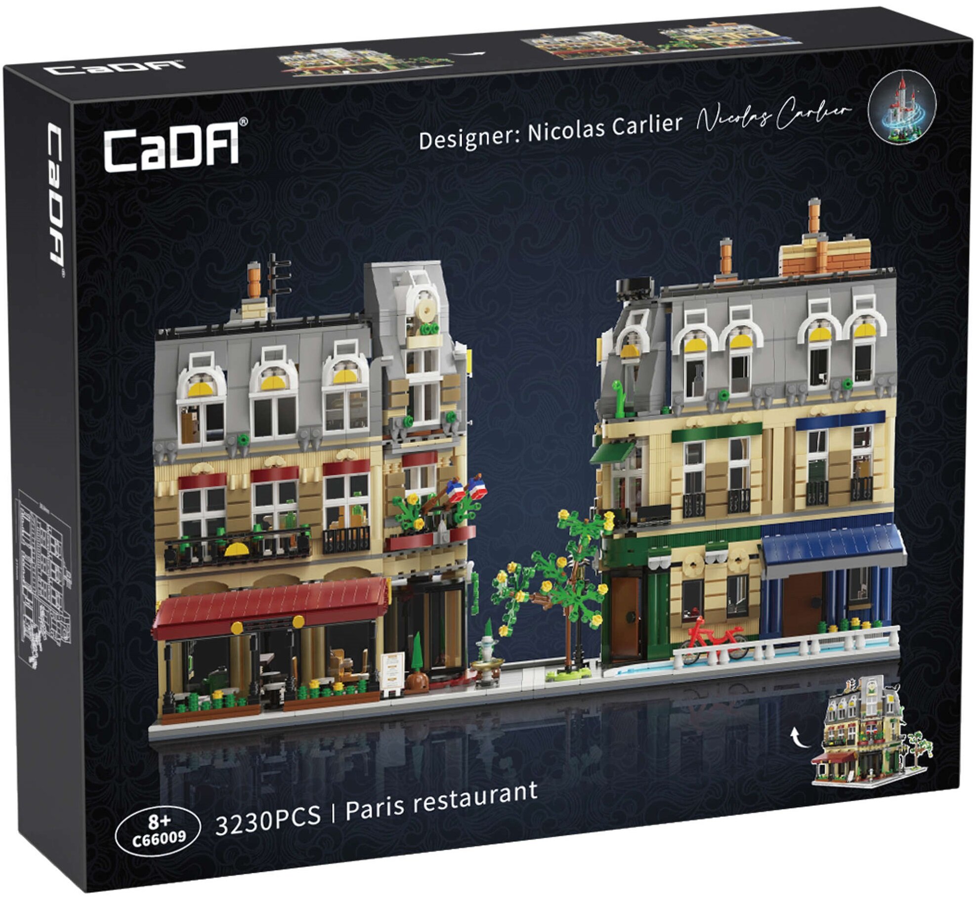 CADA Master Paryska Restauracja C66009W Klocki plastikowe - niskie ceny ...