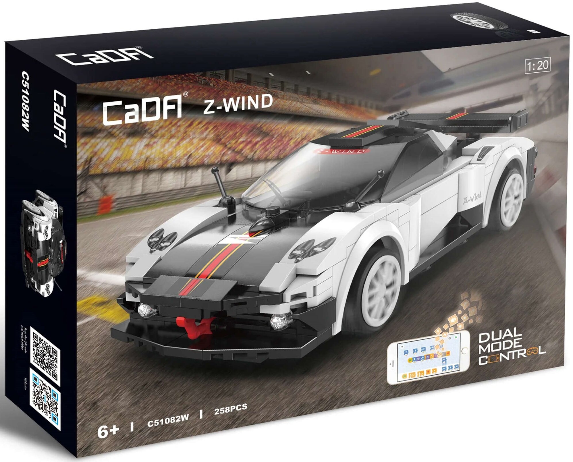 CADA Master Z-Wind Sports Car C51082W Klocki plastikowe - niskie ceny i ...