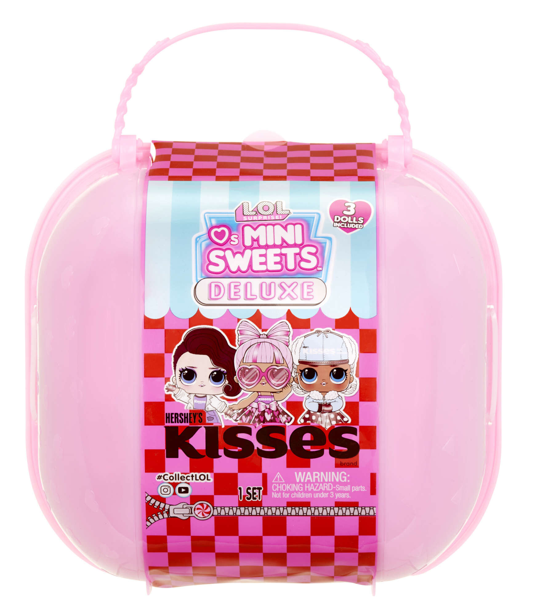 L.O.L. SURPRISE Walizka Mini Sweets Deluxe Hesheys Kisses 119159 Lalka ...