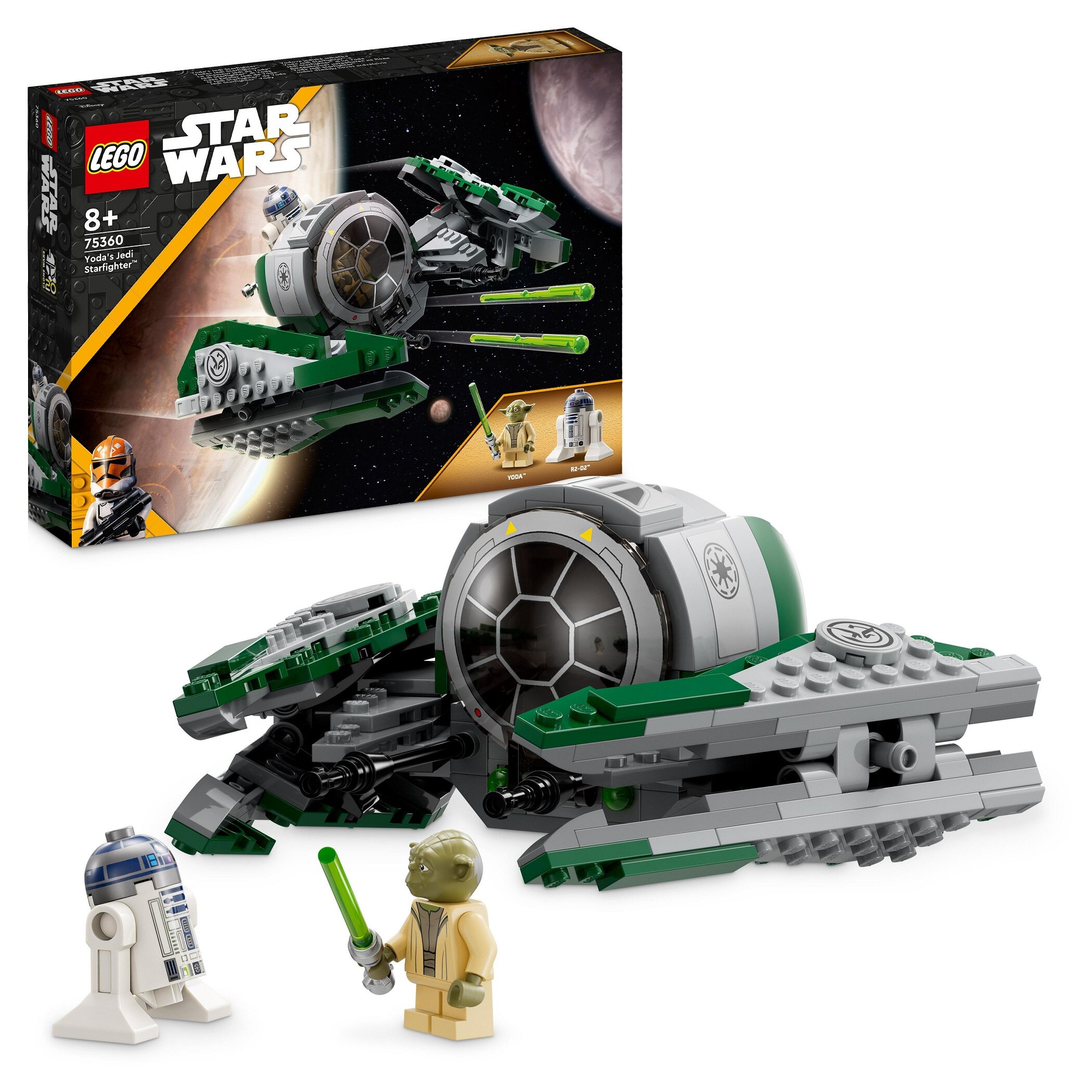 LEGO 75360 Star Wars Jedi Starfighter Yody - niskie ceny i opinie w ...