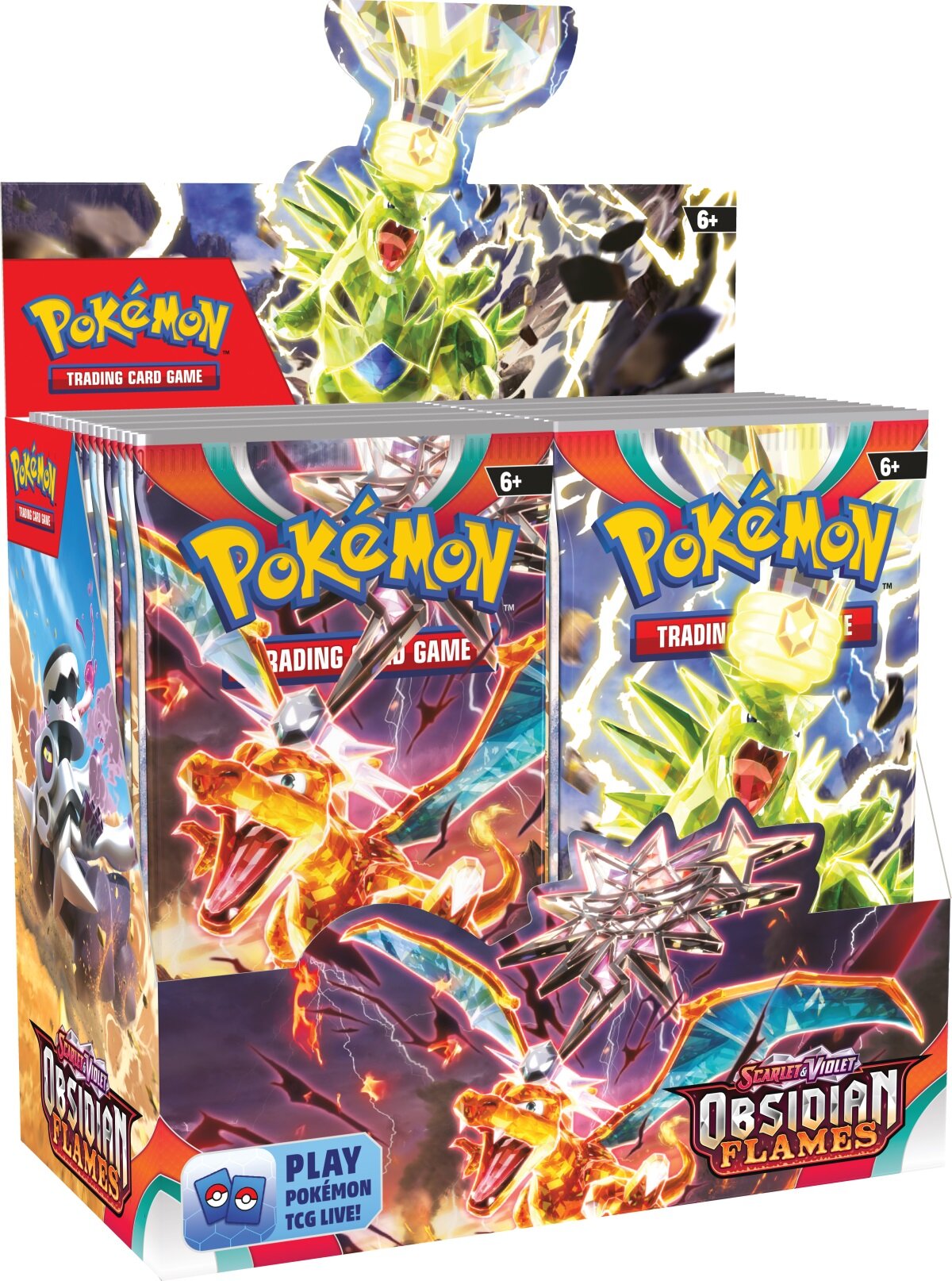 REBEL Pokémon TCG: Scarlet & Violet Obsidian Flames Boosters (1 zestaw ...