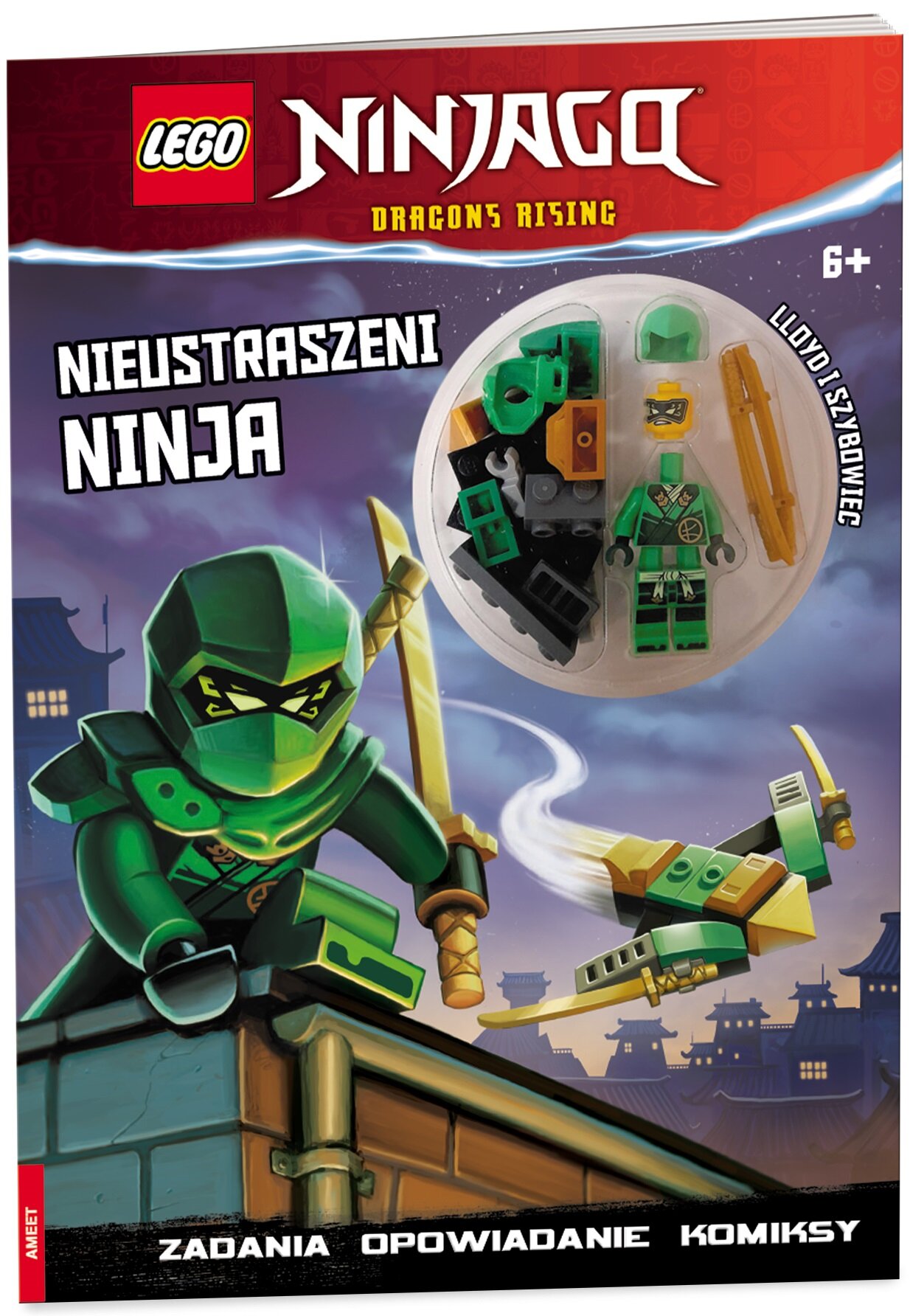 Książka LEGO NINJAGO Nieustraszeni Ninja LNC-6728 - niskie ceny i opinie w Media Expert