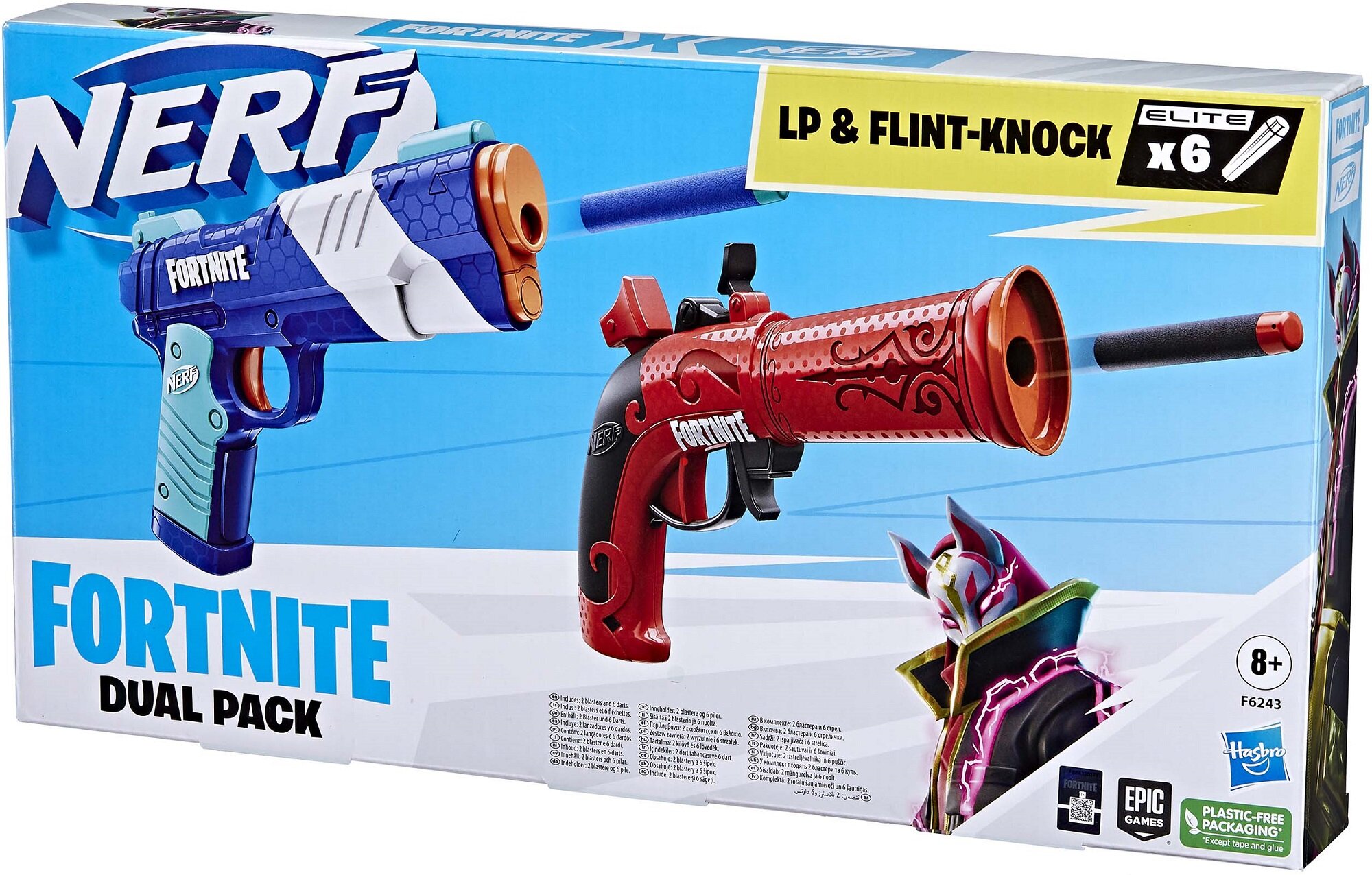 Nerf Fortnite LP & Flint-Knock F6243EU4 Zestaw wyrzutni - niskie ceny i ...