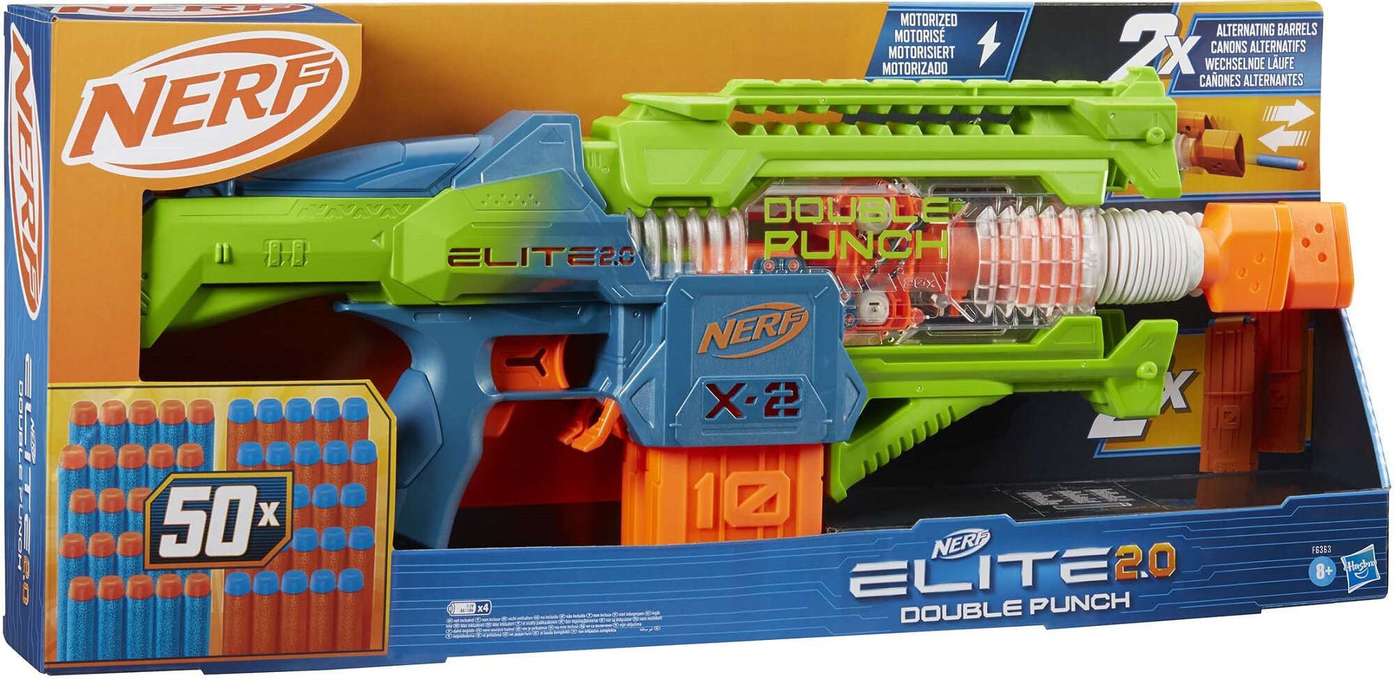 Nerf Elite 2.0 Double Punch F6363EU4 Wyrzutnia - niskie ceny i opinie w ...
