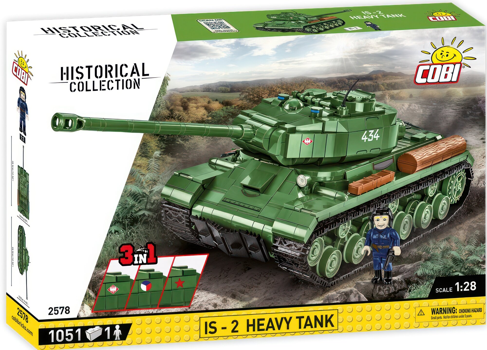 COBI Historical Collection World War II IS-2 Heavy Tank COBI-2578 ...