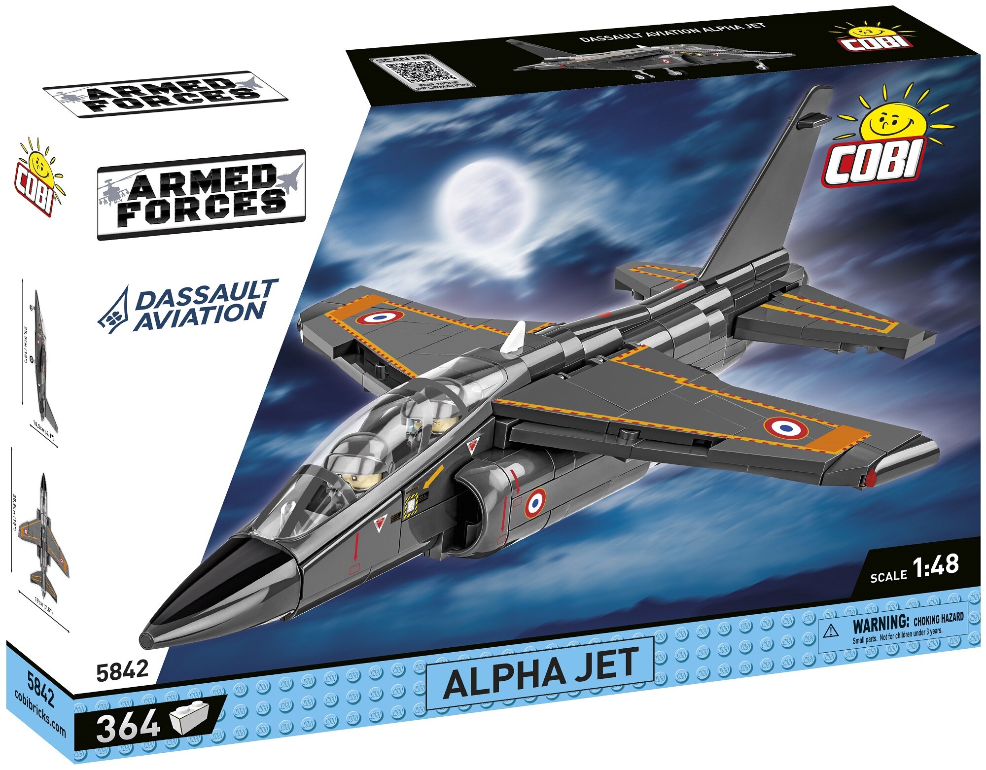 COBI Armed Forces Alpha Jet 5842 Klocki plastikowe - niskie ceny i ...