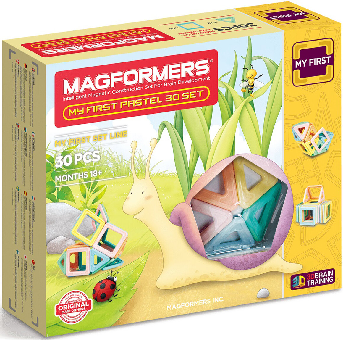 MAGFORMERS My First Pastel Set 005-702013 Klocki magnetyczne - niskie ...