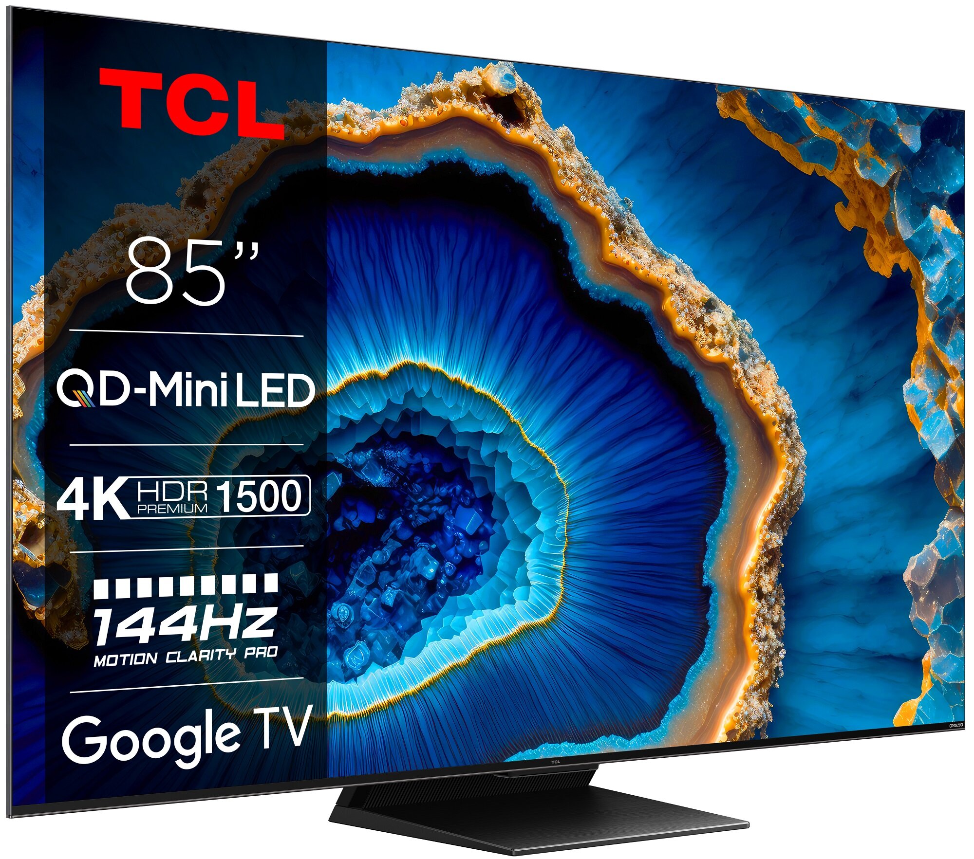 TCL 85C809 85'' MINILED 4K 144Hz Google TV Dolby Vision Dolby Atmos HDMI 2.1 Telewizor - niskie ...