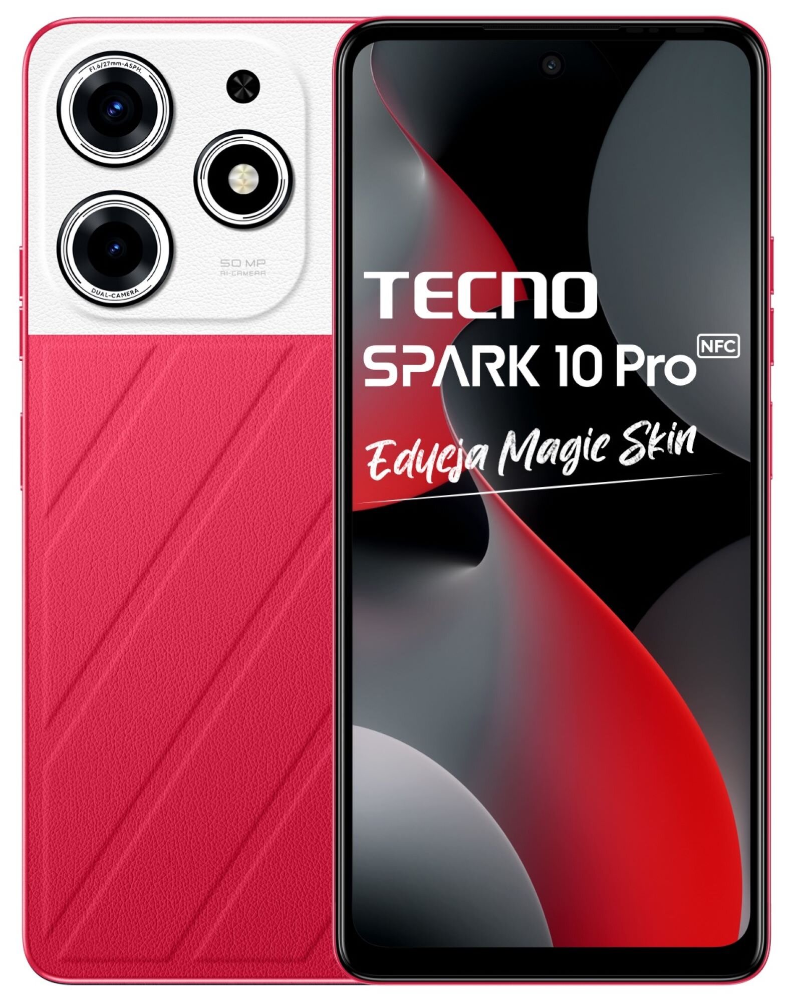TECNO Spark 10 Pro 8/128GB 6.8" 90Hz Czerwony TECNO KI7 Smartfon - niskie ceny i opinie w Media ...