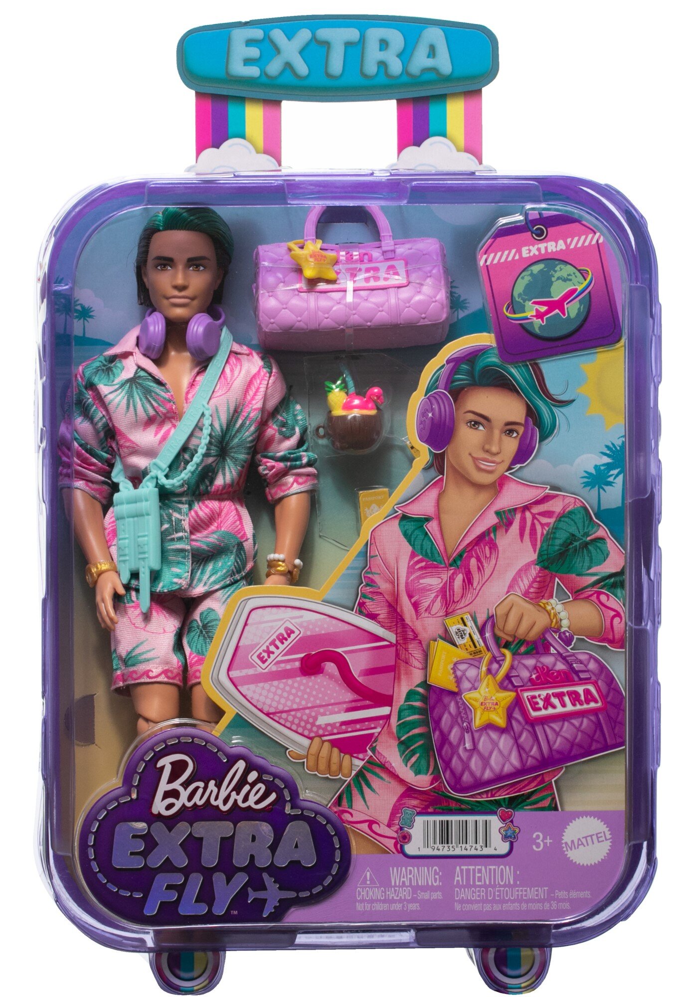 Barbie Extra Fly Ken Plażowa HNP86 Lalka - niskie ceny i opinie w Media ...