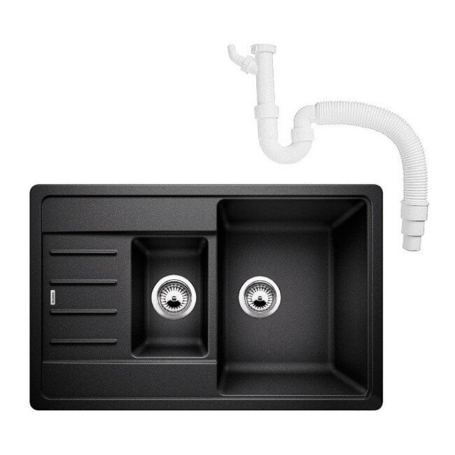 BLANCO Legra 6 S Compact 521302 Antracyt + Syfon do zlewozmywaków ...