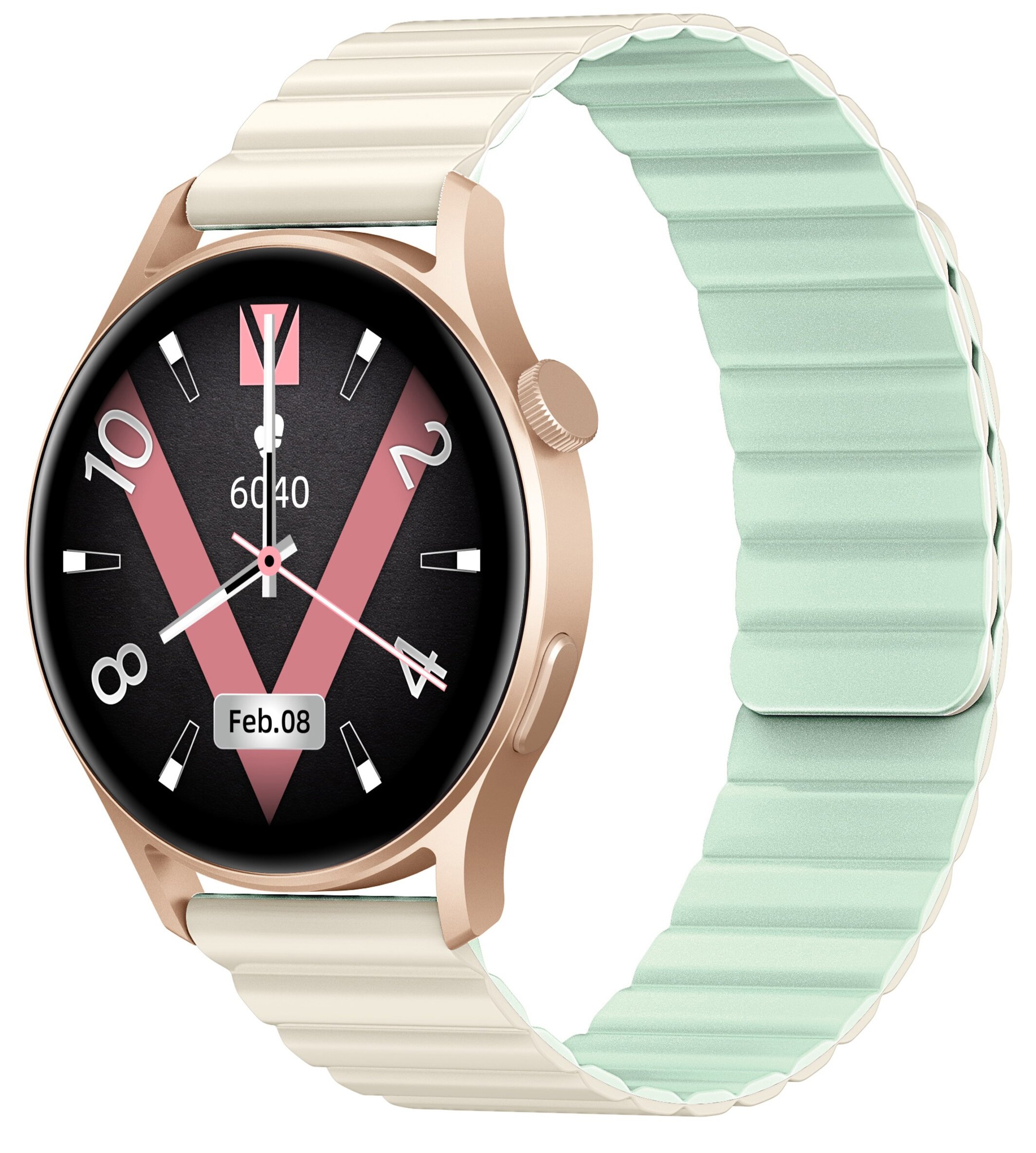 KIESLECT Lora 2 Złoty Smartwatch - niskie ceny i opinie w Media Expert