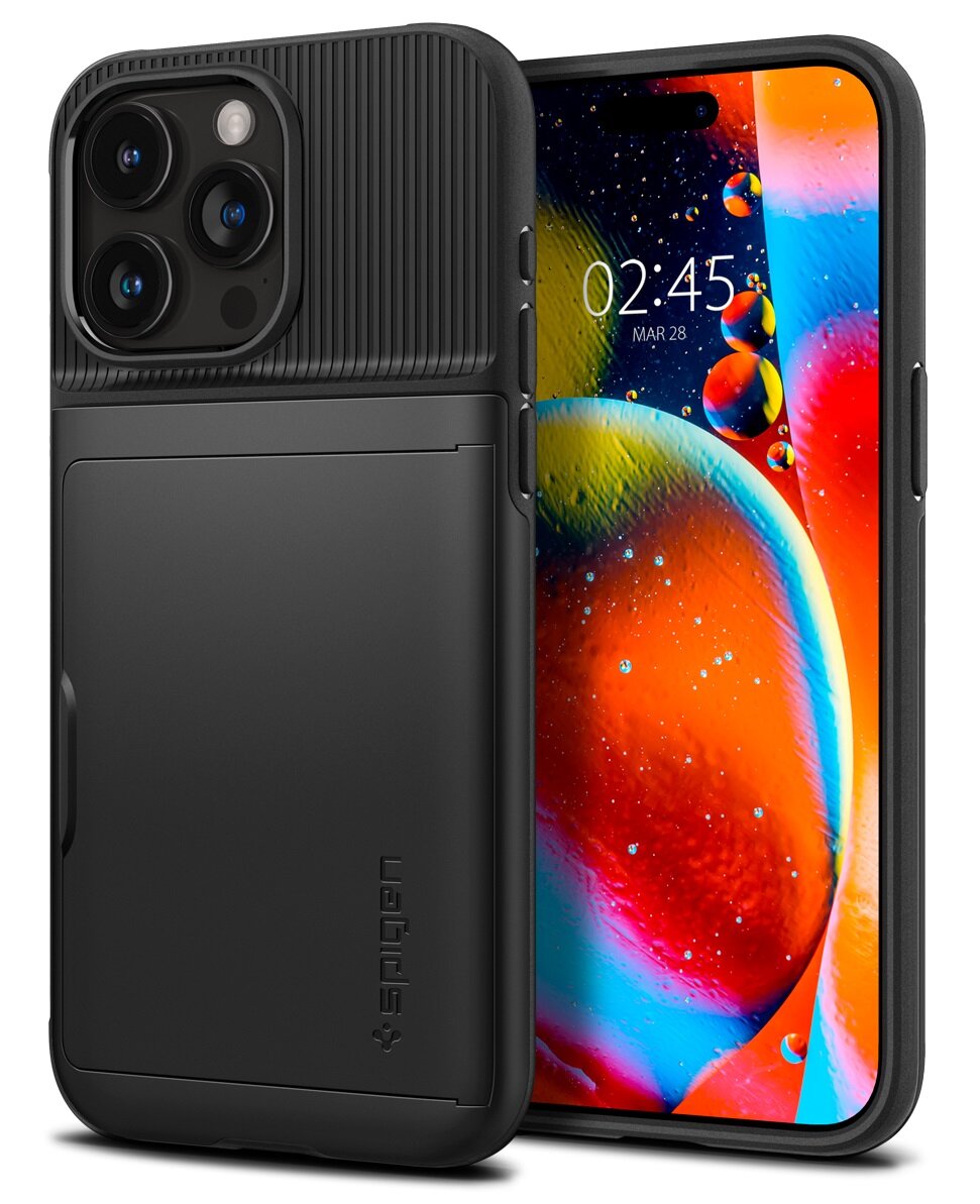 SPIGEN Slim Armor CS do Apple iPhone 15 Pro Czarny Etui - niskie ceny i ... SPIGEN Slim Armor CS do Apple iPhone 15 Pro Czarny Etui - niskie ceny i ...