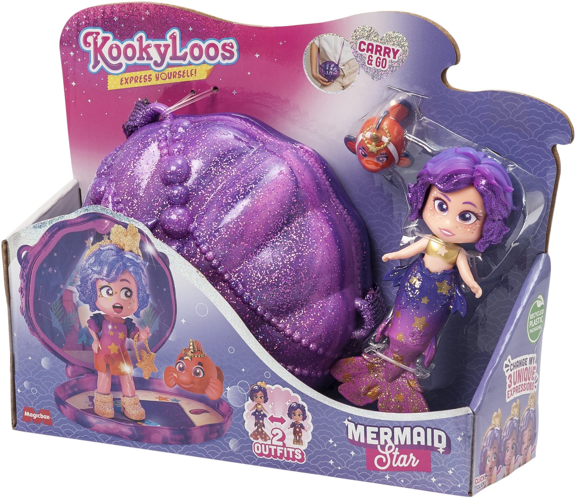 MAGIC BOX KookyLoos Kooky Mermaids Star PKLSP104IN80 Lalka - niskie ...