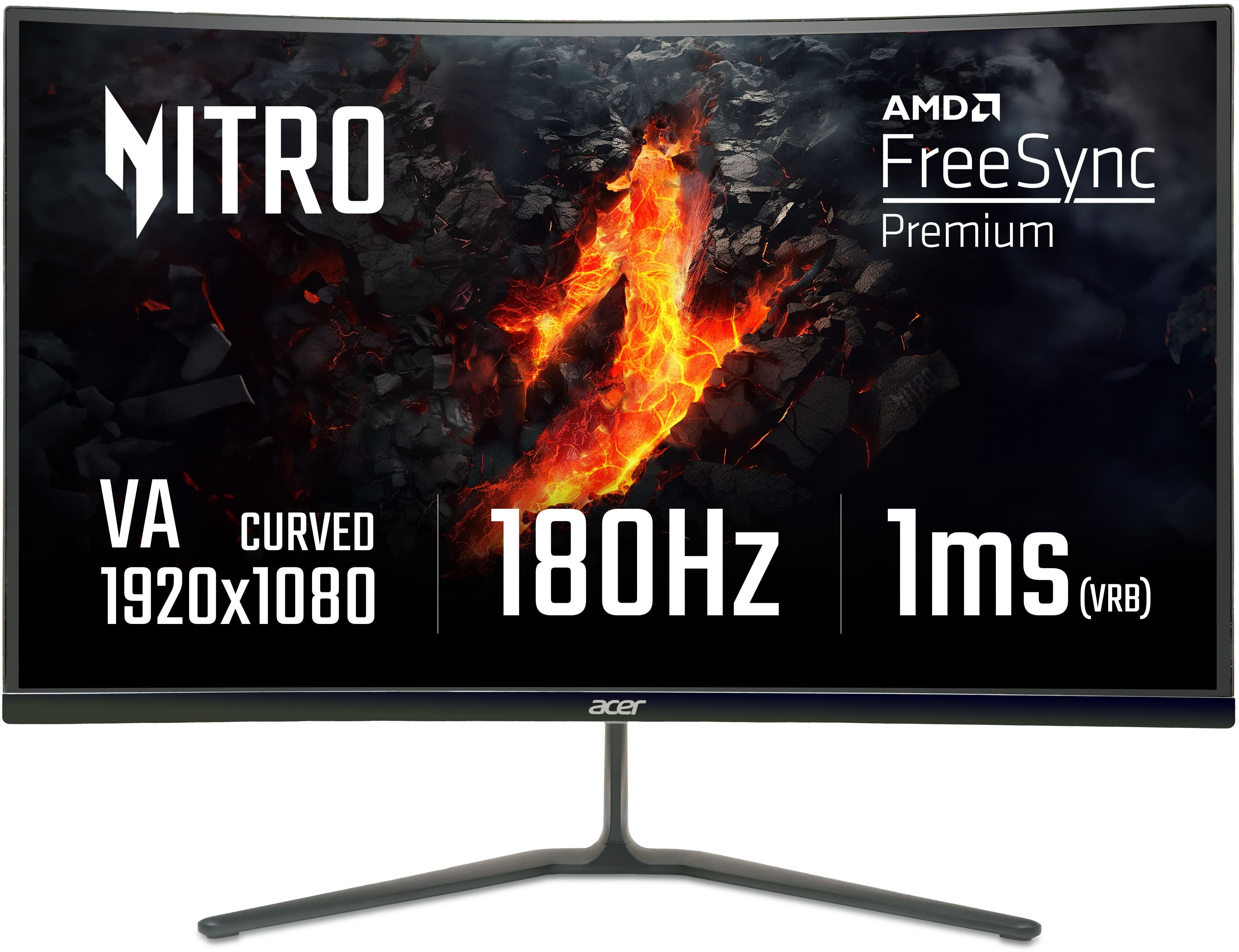 ACER Nitro ED270RS3bmiipx 27" 1920x1080px 180Hz Curved Monitor - niskie ...