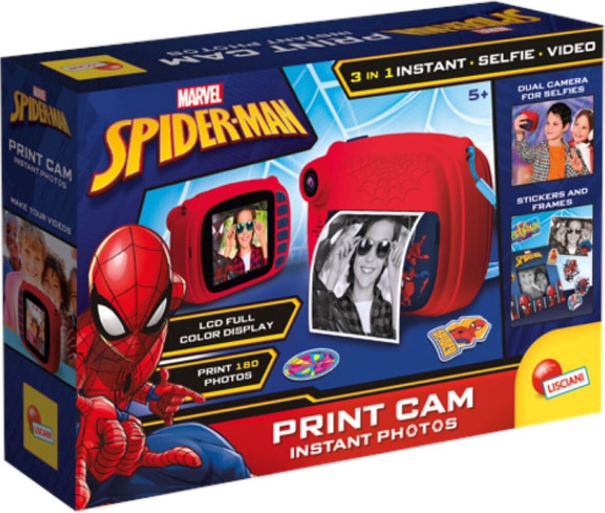 LISCIANI Spiderman Print Cam Aparat natychmiastowy - niskie ceny i ...