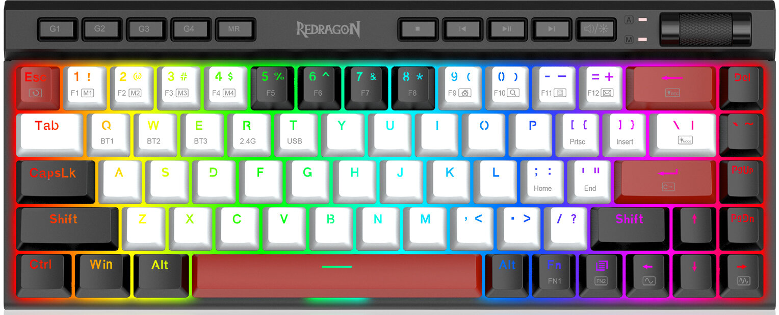 REDRAGON Magic Wand Mini Pro K635WBR RGB Klawiatura - niskie ceny i ...