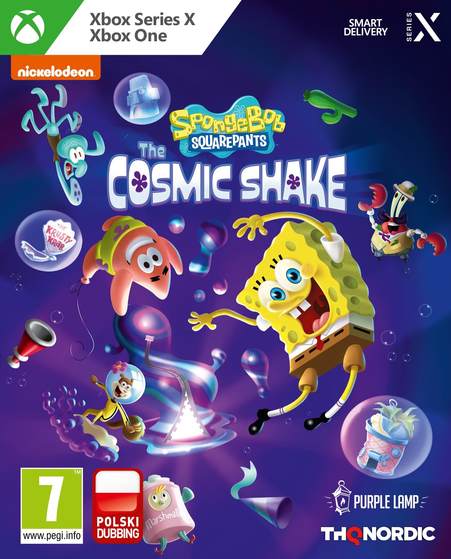SpongeBob SquarePants: The Cosmic Shake Gra XBOX ONE (Kompatybilna z ...