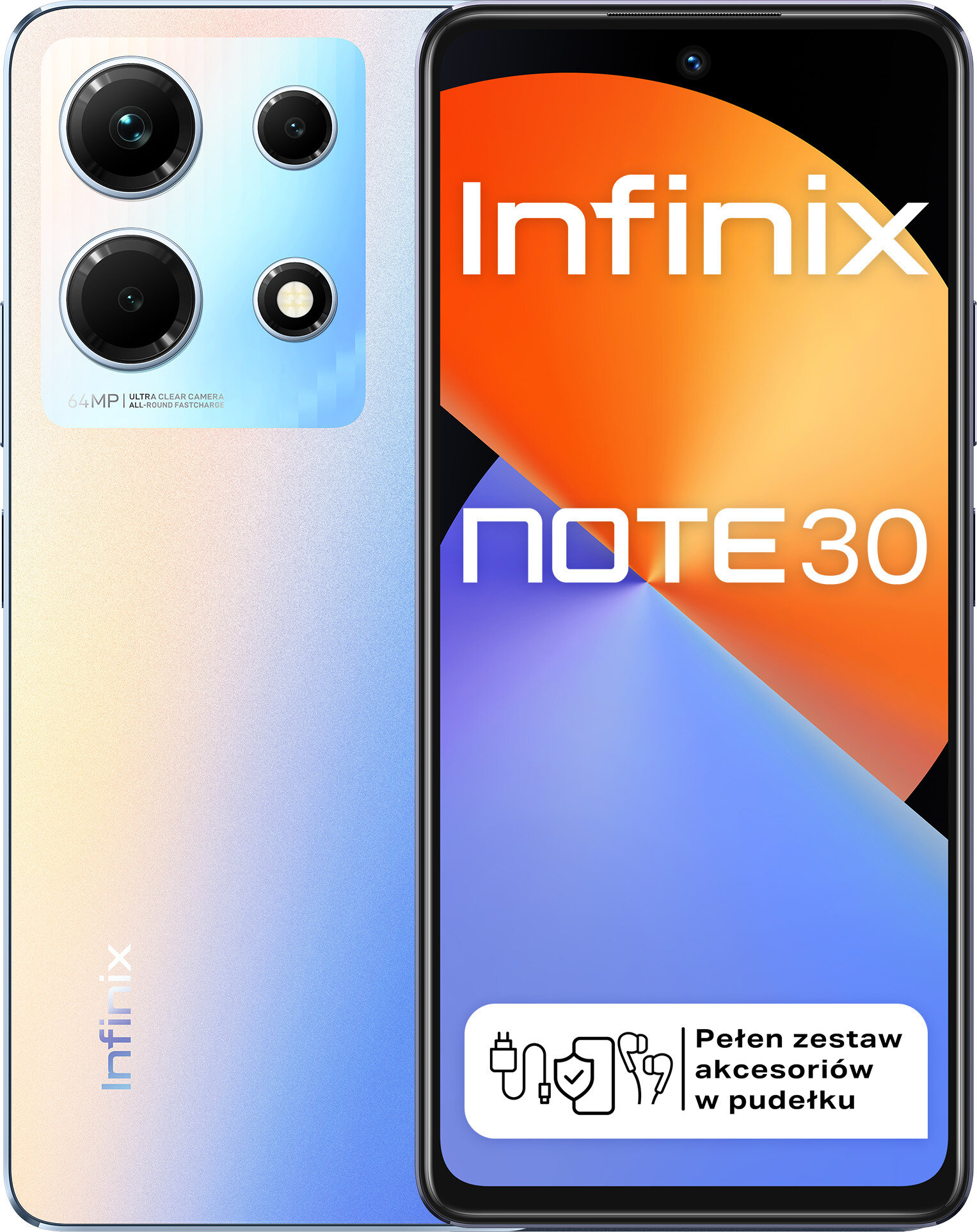 INFINIX Note 30 8/256GB 6.78" 120Hz Niebieski X6833B Smartfon - niskie ...