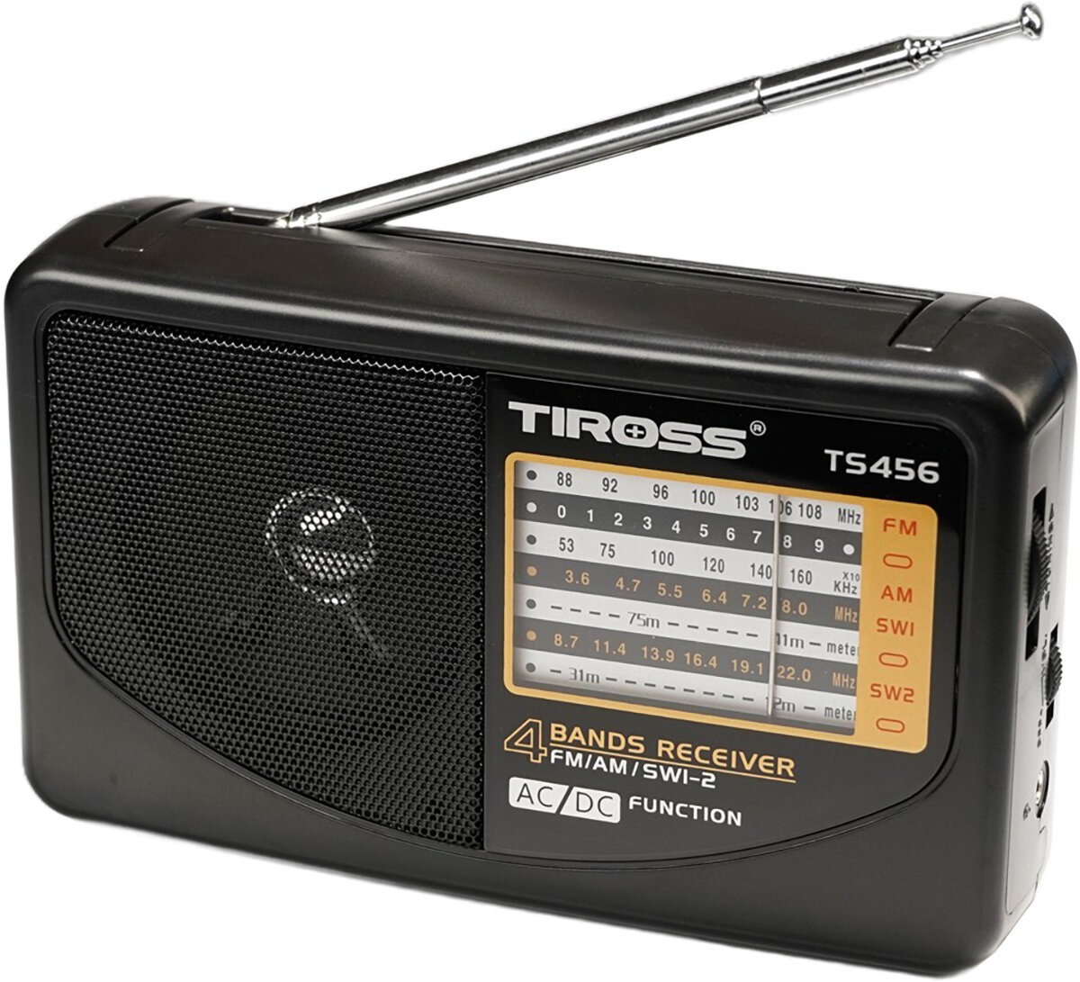 TIROSS TS-456 Czarny Radio - niskie ceny i opinie w Media Expert