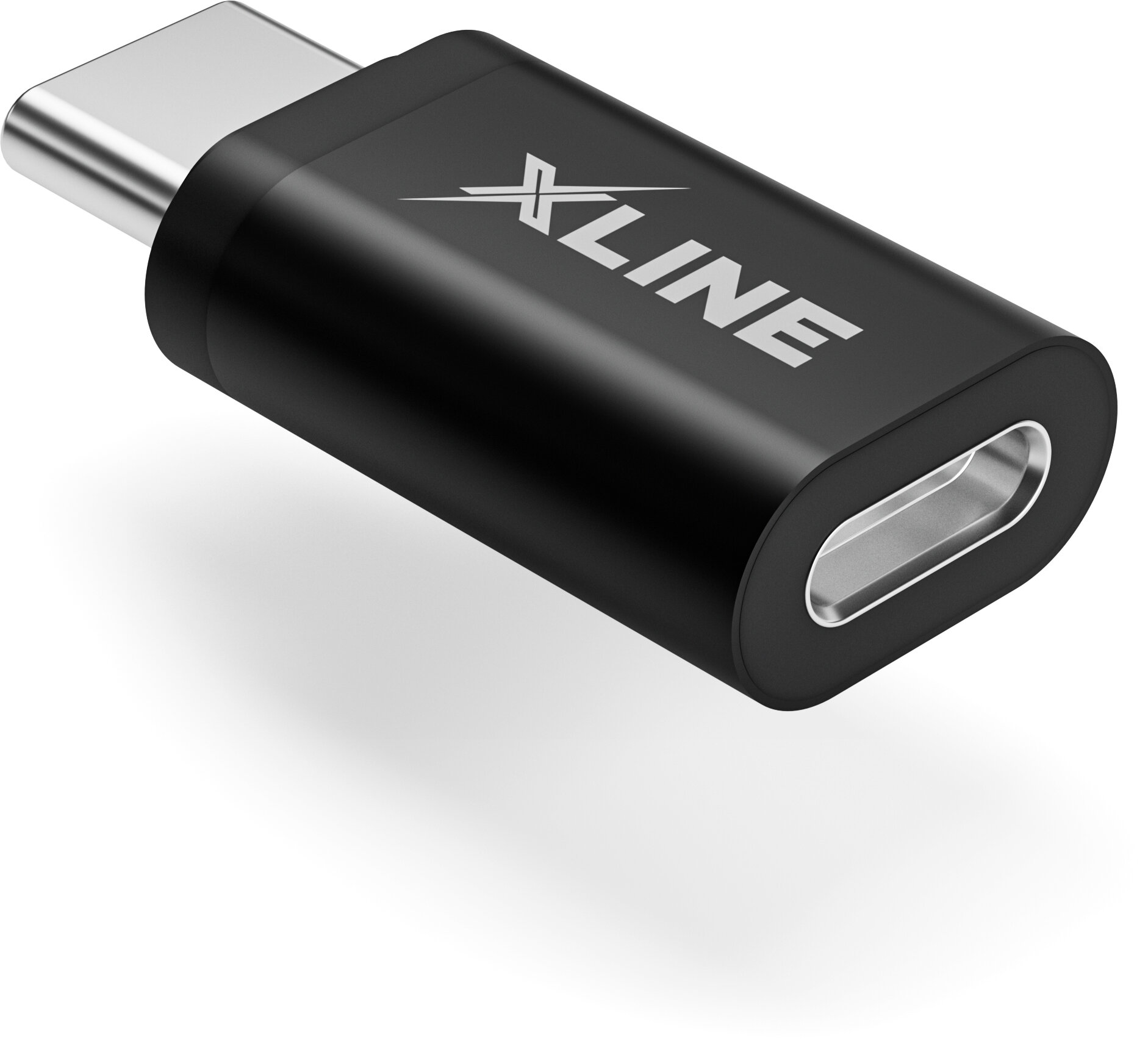 XLINE Czarny Adapter Lightning - USB Typ-C - niskie ceny i opinie w ...