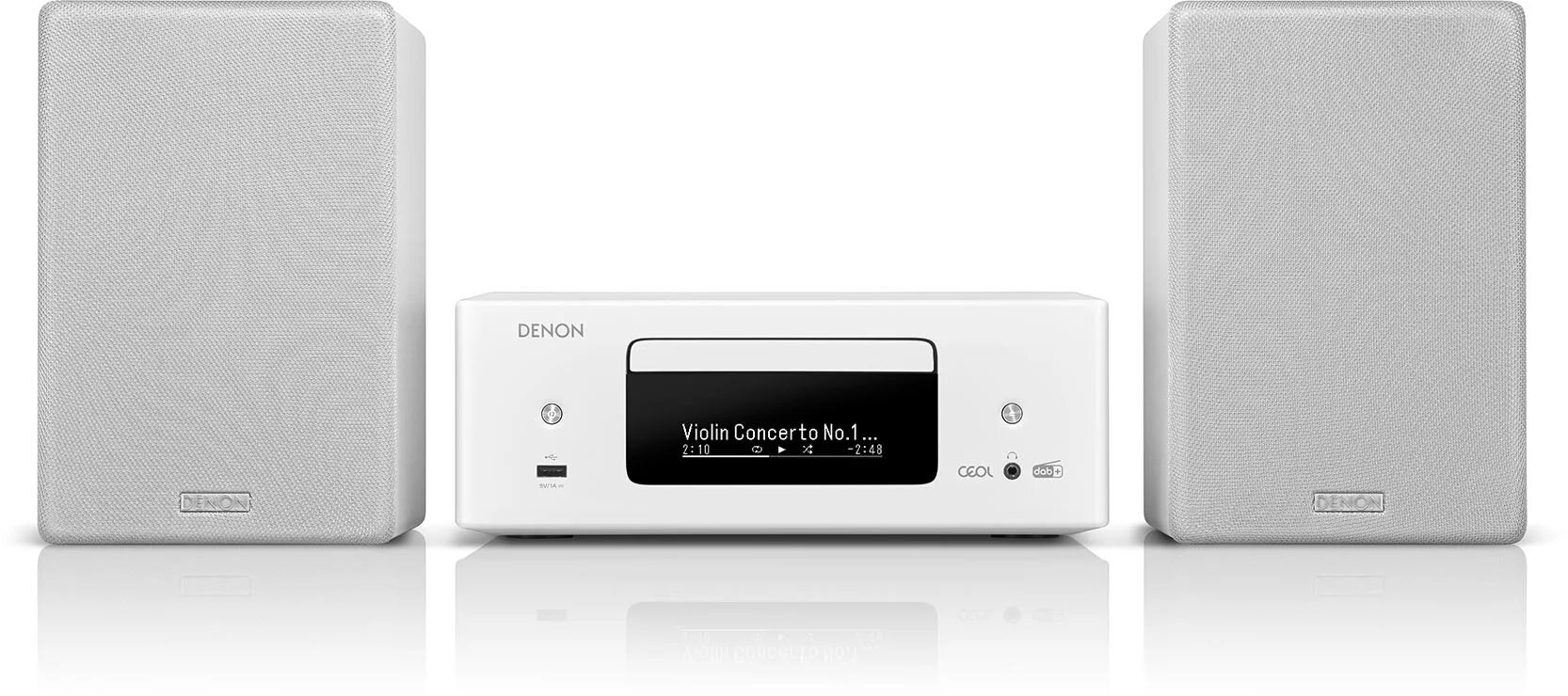 DENON Ceol N12 DAB Biały Wieża - niskie ceny i opinie w Media Expert