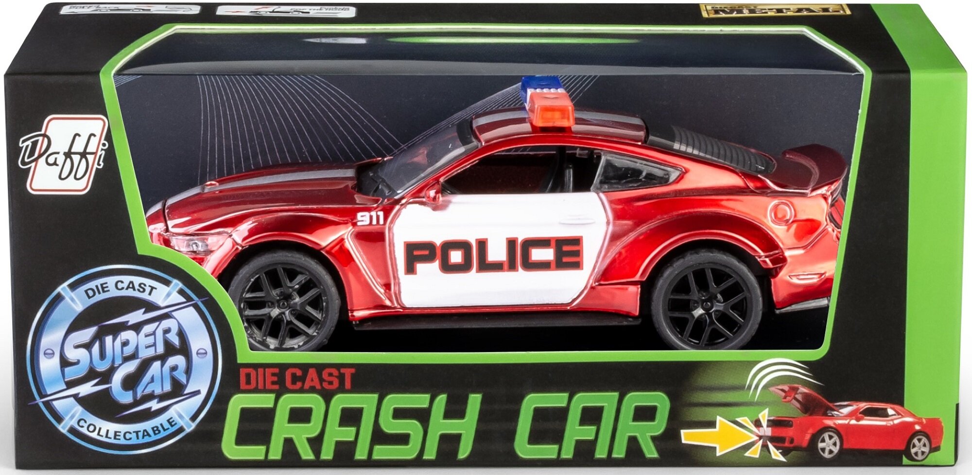 DAFFI Crash car Policja M-938 Samochód - niskie ceny i opinie w Media ...